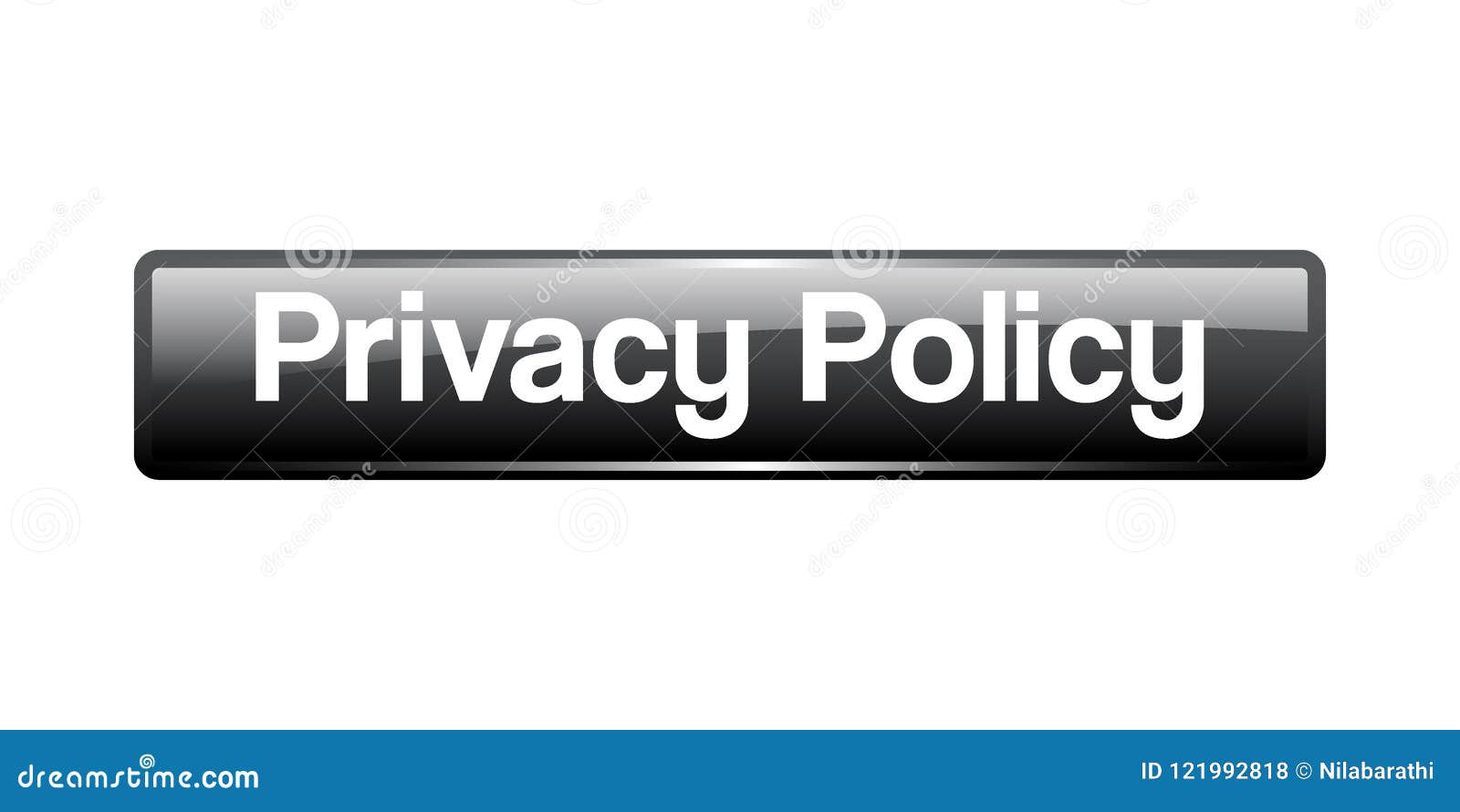 Privacy policy button stock illustration. Illustration of icon - 121992818