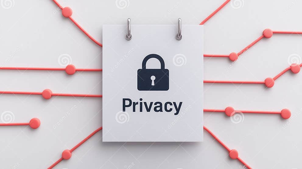 Privacy Policy Document with Padlock Symbol, Representing Security ...