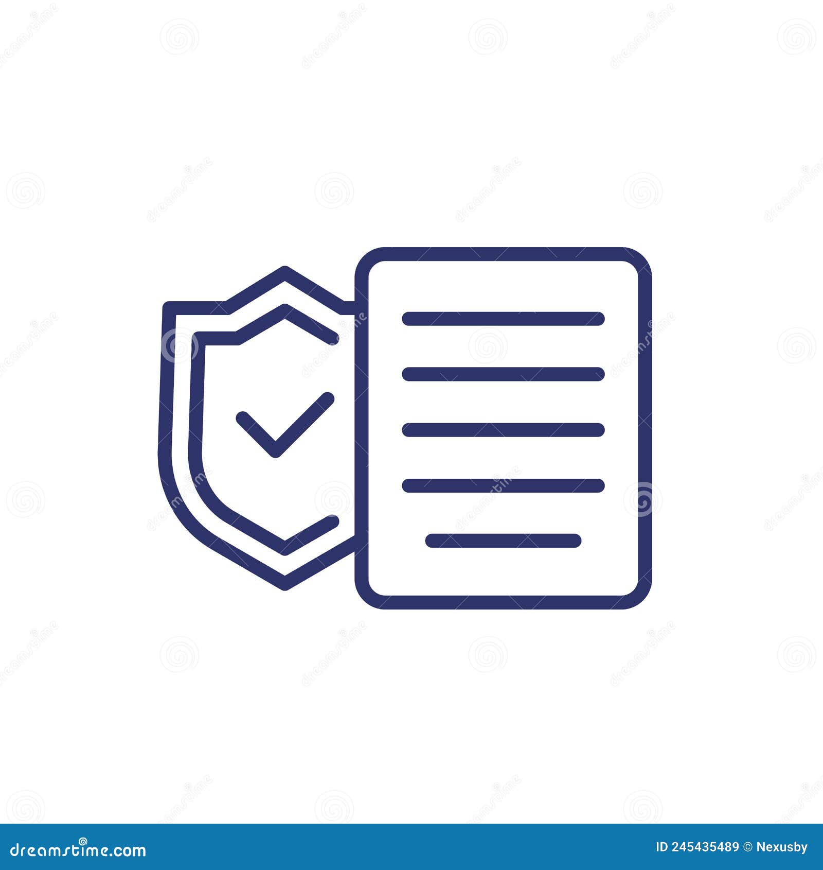 Policy Line Icons Collection. Regulations, Governance, Guidelines ...