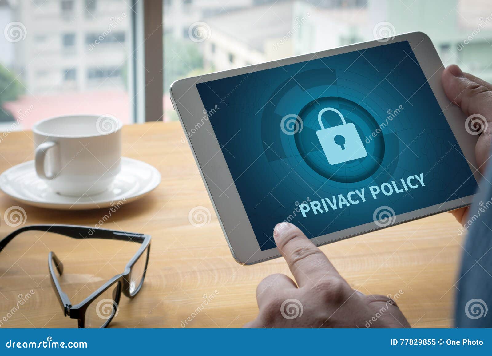 PRIVACY POLICY Private Security Protection) Stock Image - Image of ...
