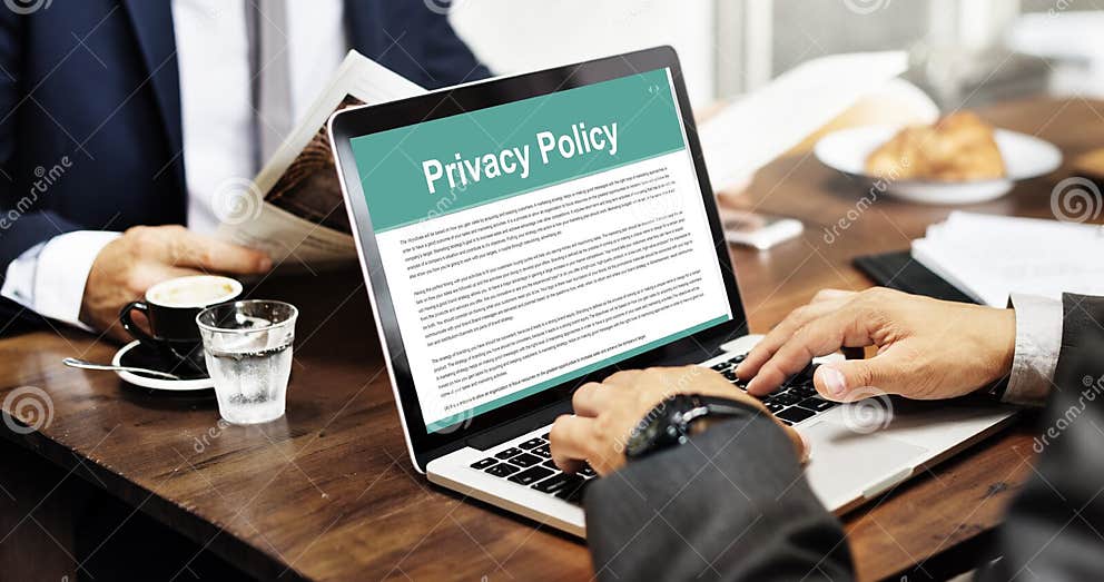 Privacy Policy Service Documents Terms of Use Concept Stock Photo ...