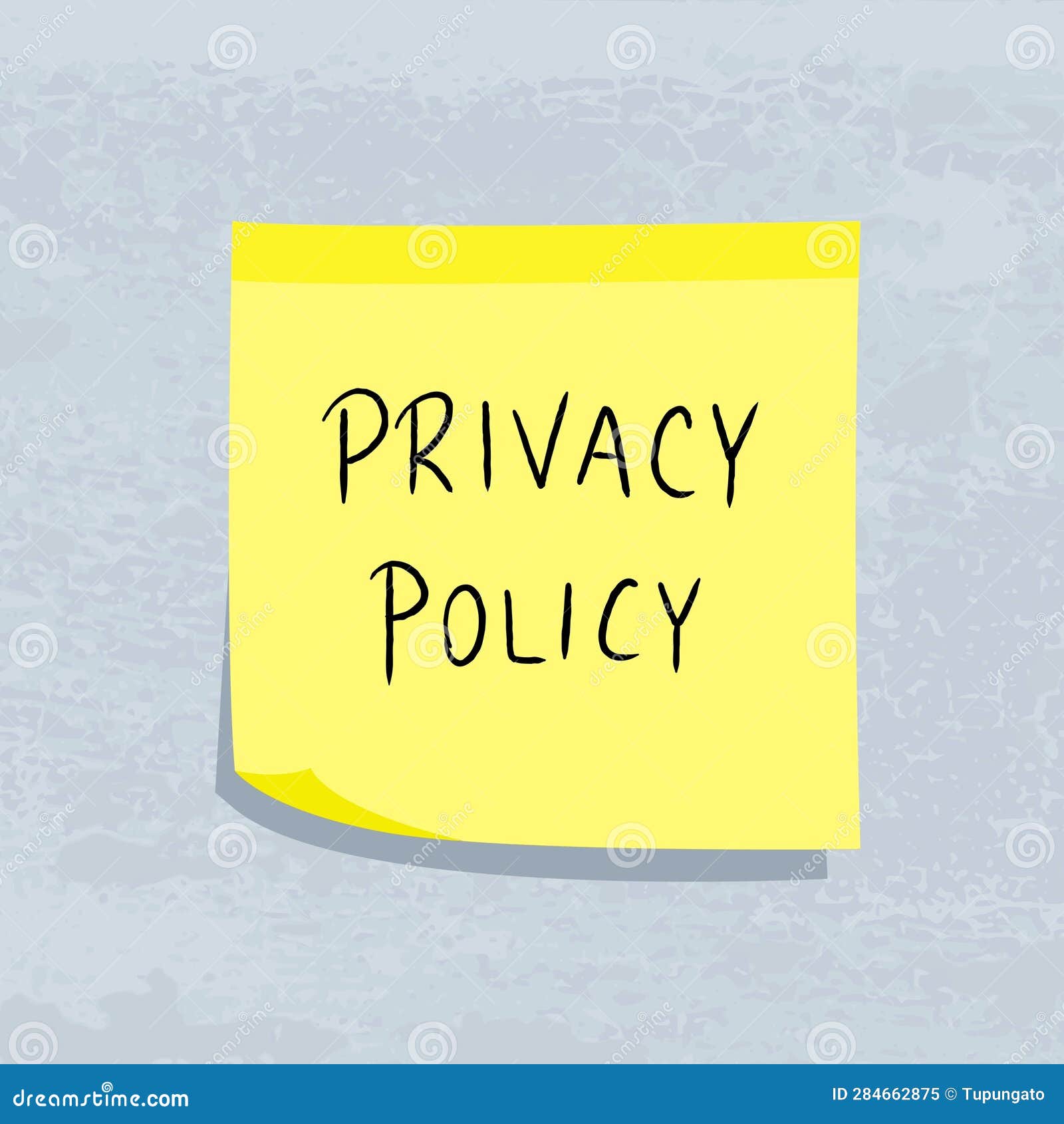 Privacy policy sign stock vector. Illustration of sign - 284662875