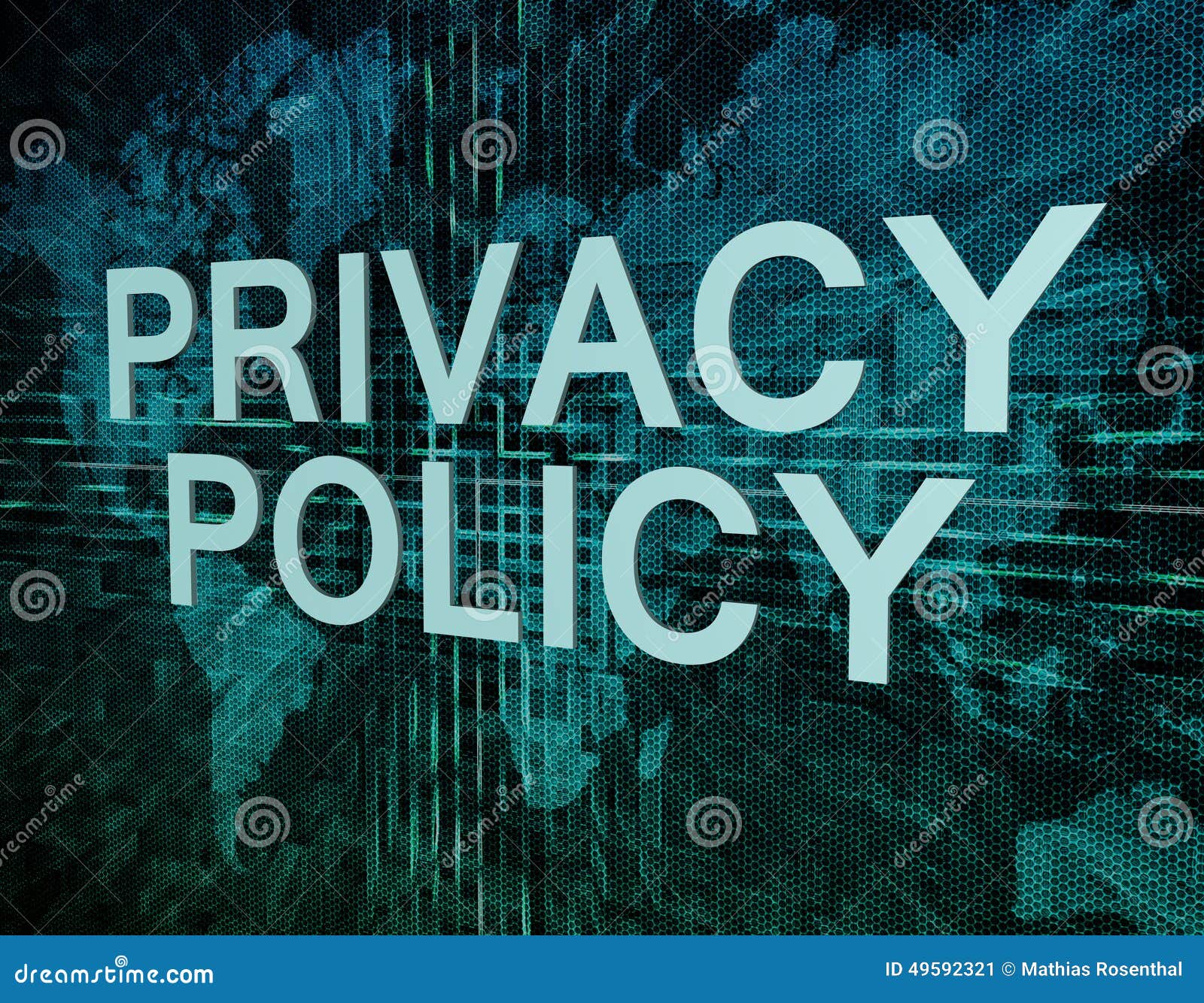 Privacy Policy stock illustration. Illustration of computer - 49592321