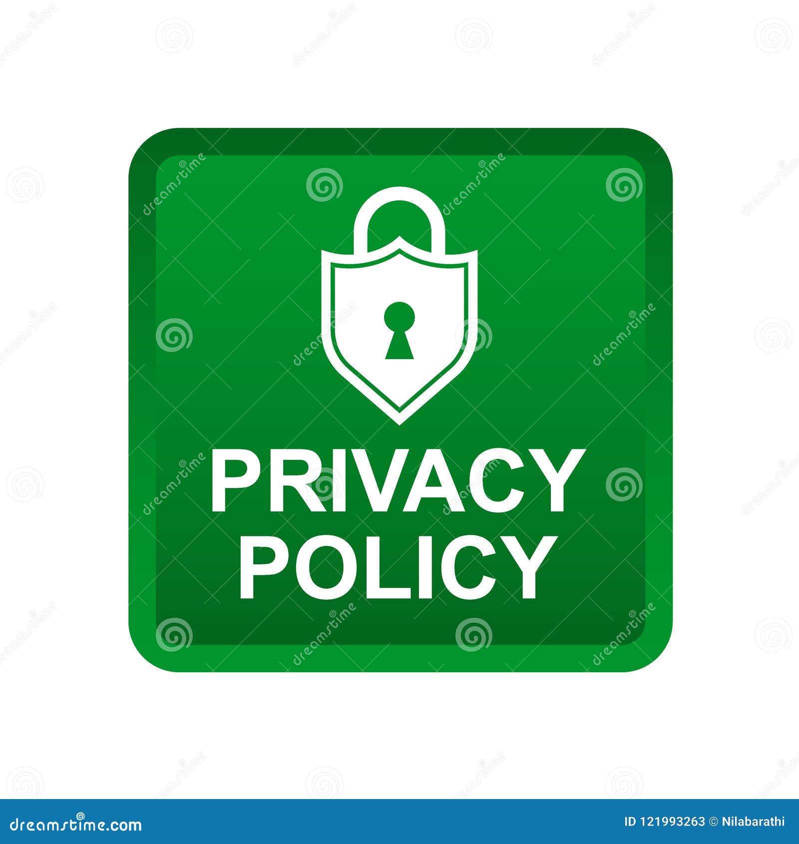 Privacy policy button stock illustration. Illustration of icon - 121993263
