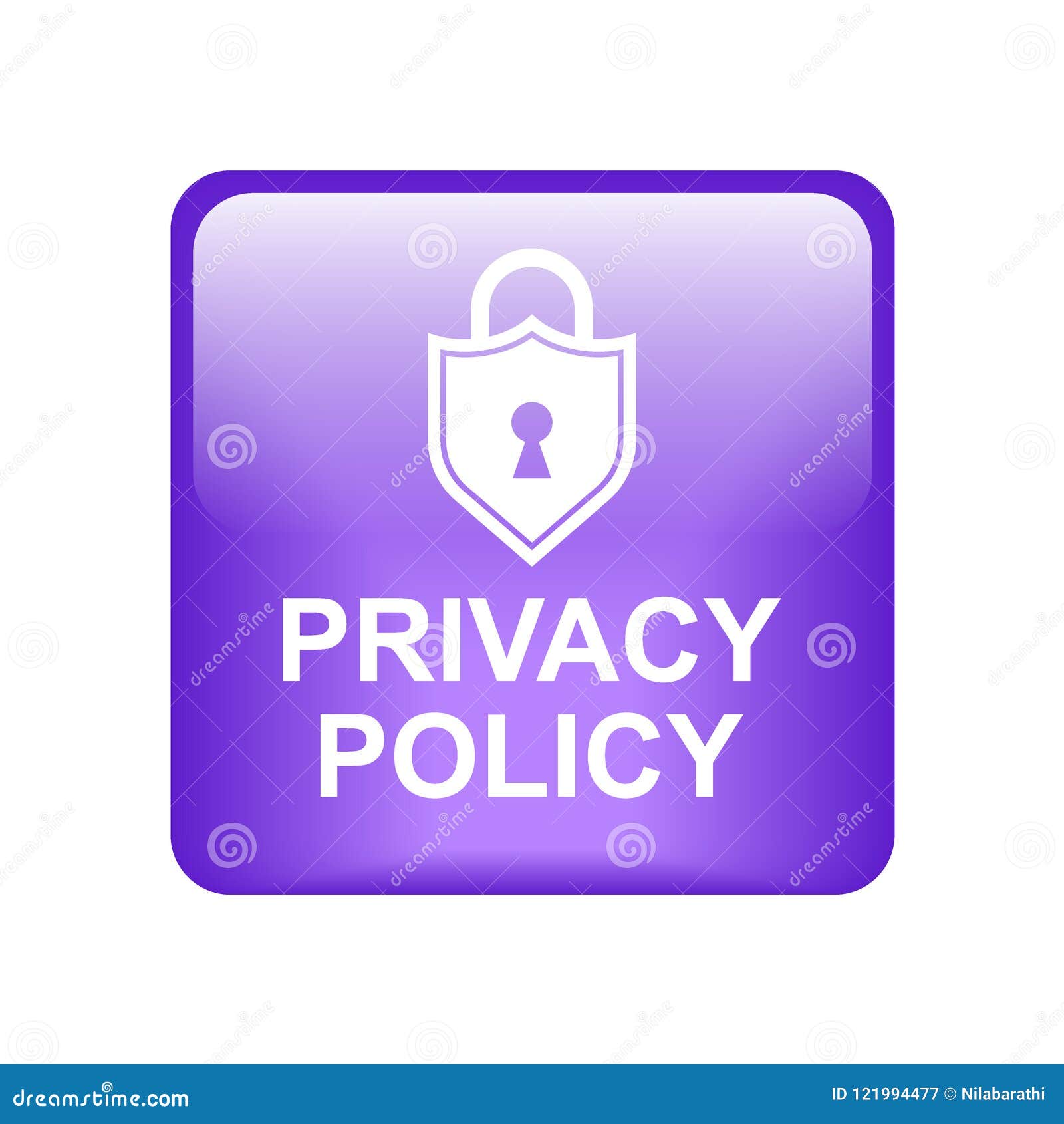 Privacy policy button stock illustration. Illustration of authorized ...