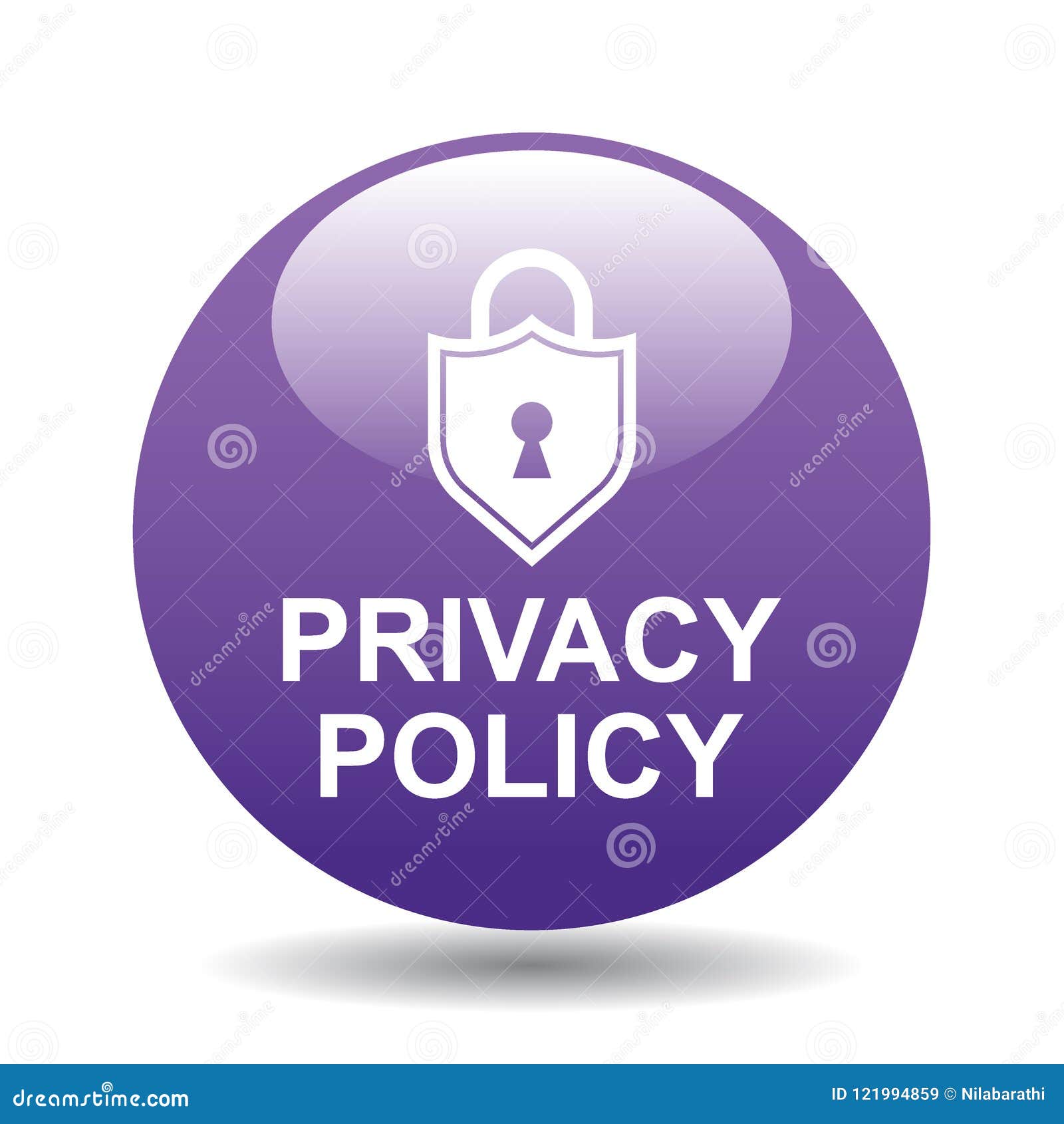 Privacy policy button stock illustration. Illustration of legal - 121994859