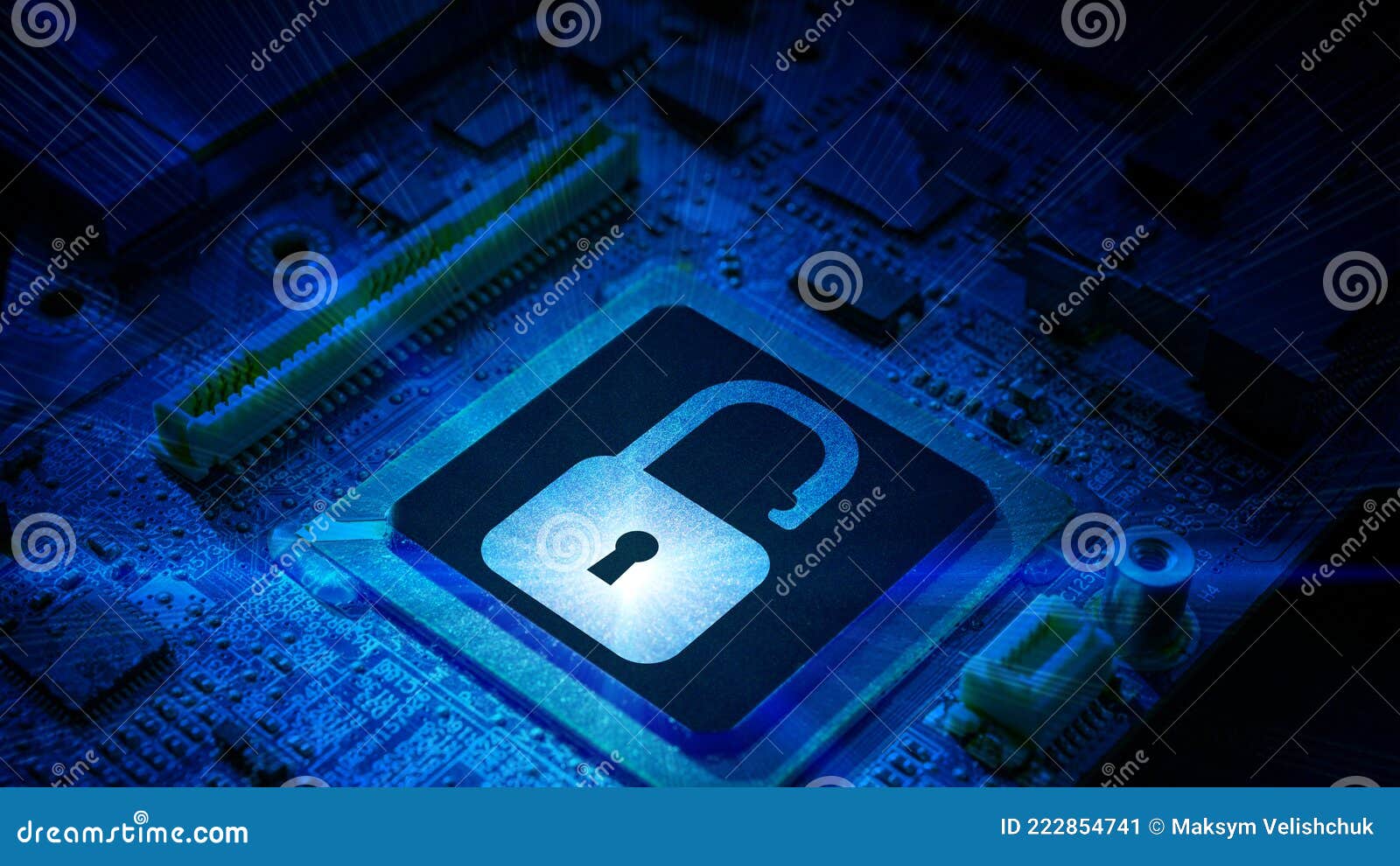 Privacy Secure. Network Security Technology with Computer Processor ...