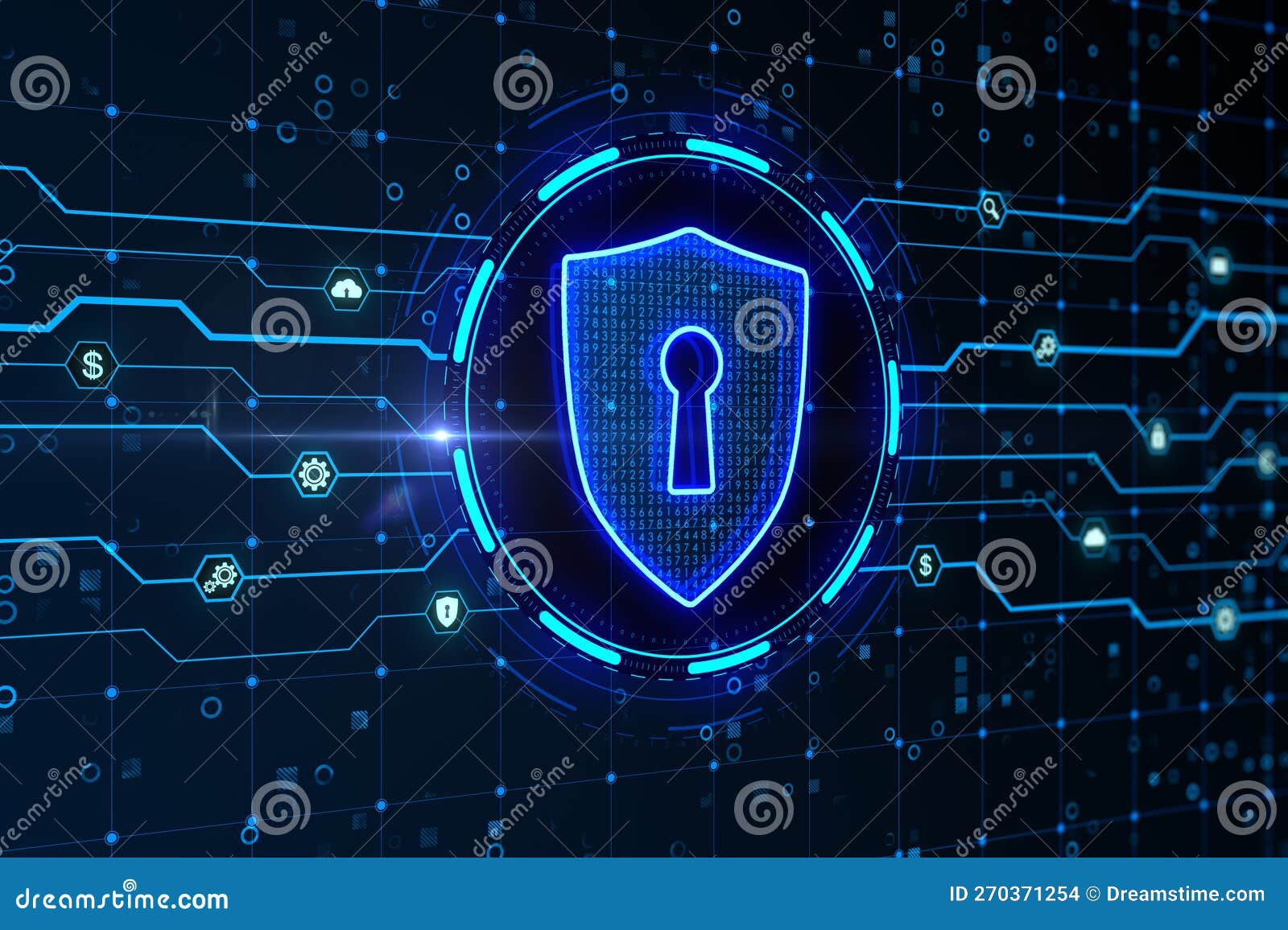 Privacy Security and Digital Management Security Concept with ...