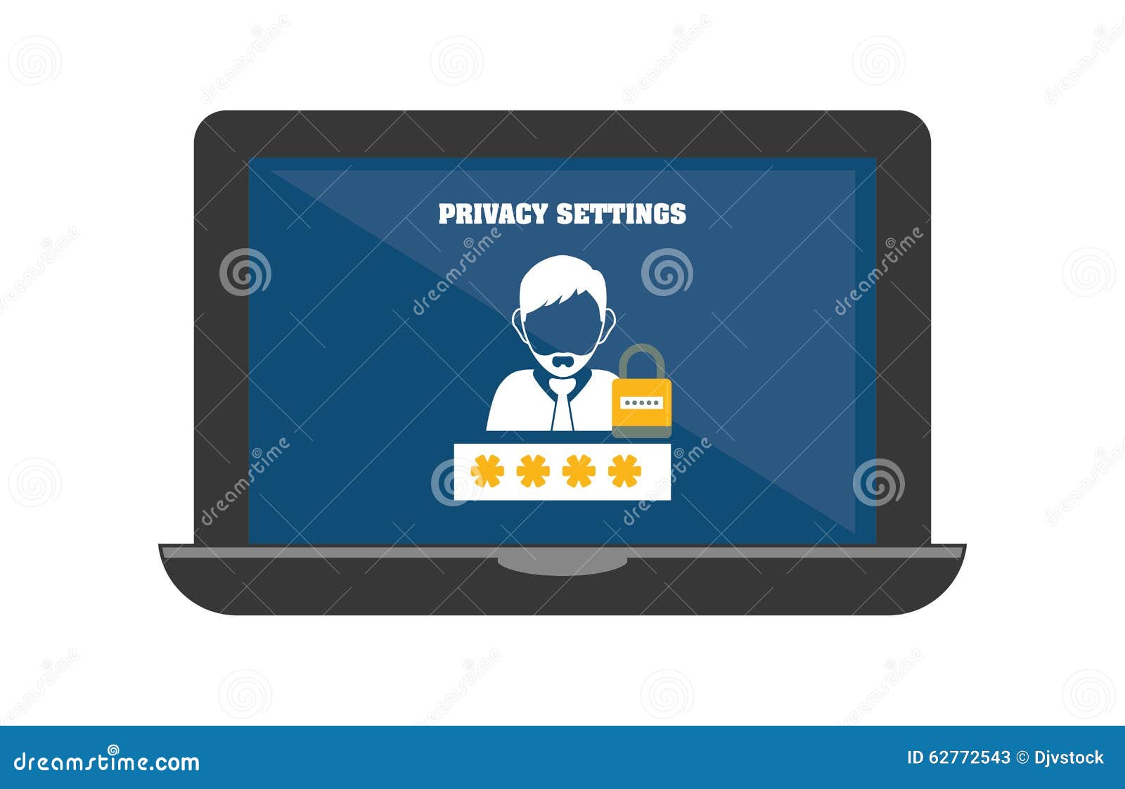 Privacy and Security System Graphic Icons Stock Vector - Illustration ...
