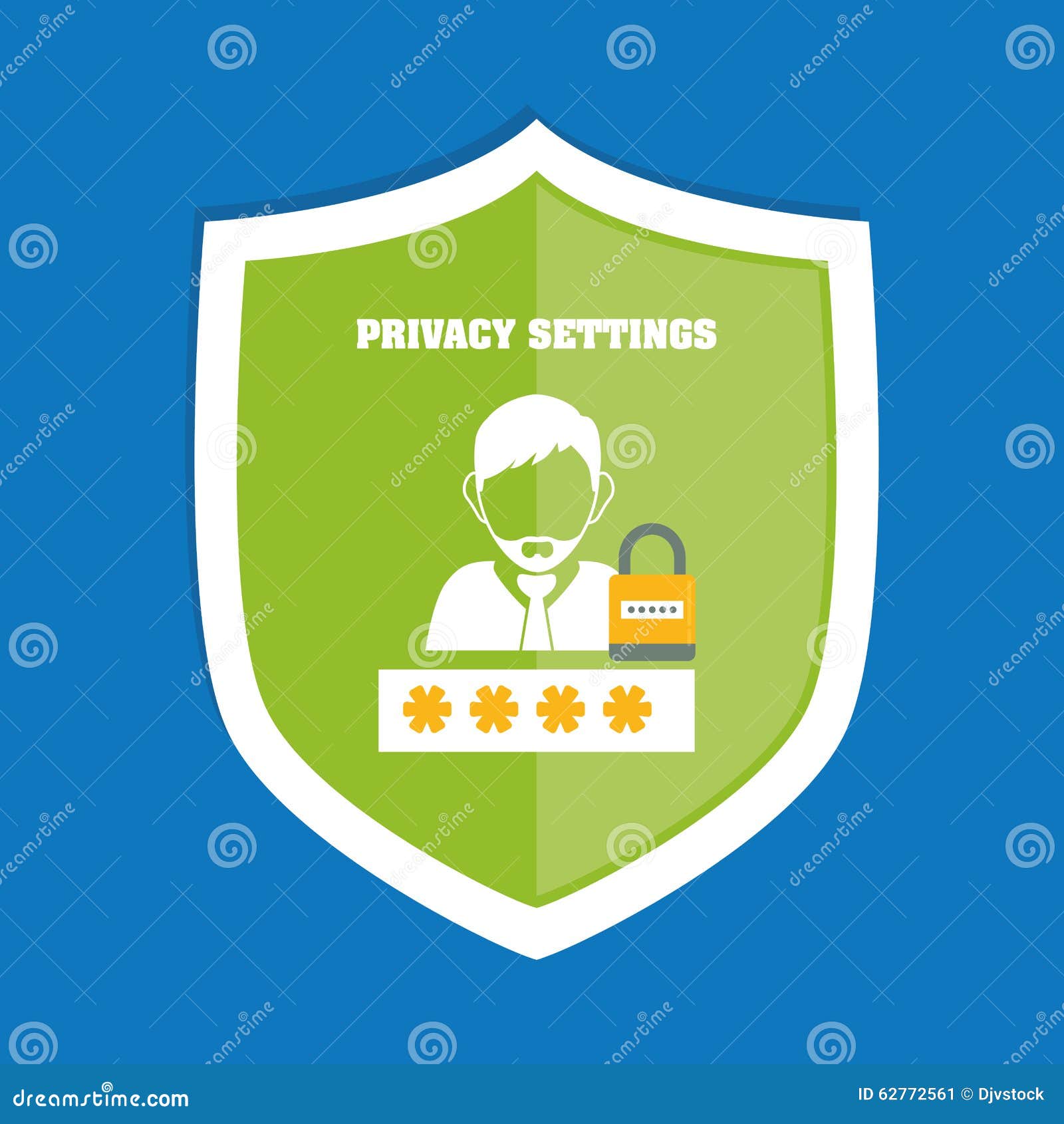 Privacy and Security System Graphic Icons Stock Vector - Illustration ...