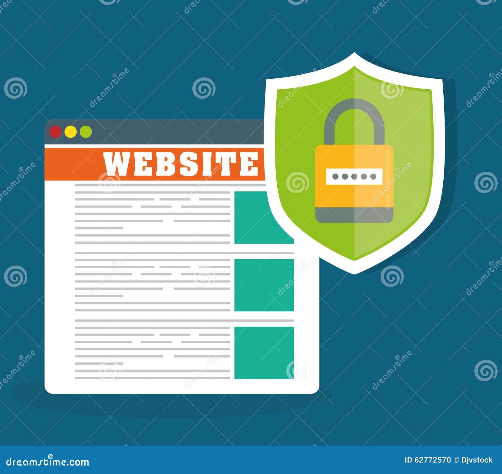 Privacy and Security System Graphic Icons Stock Vector - Illustration ...