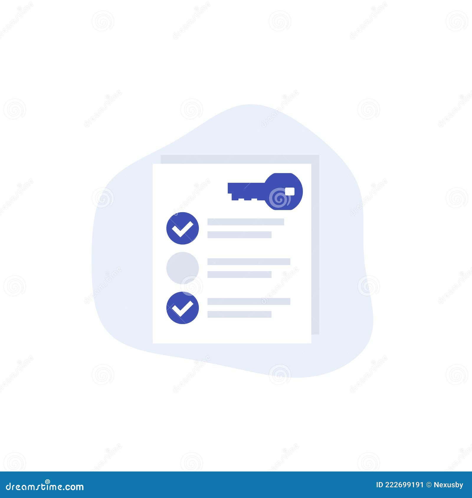 Privacy Settings Icon with Checklist Stock Vector - Illustration of ...