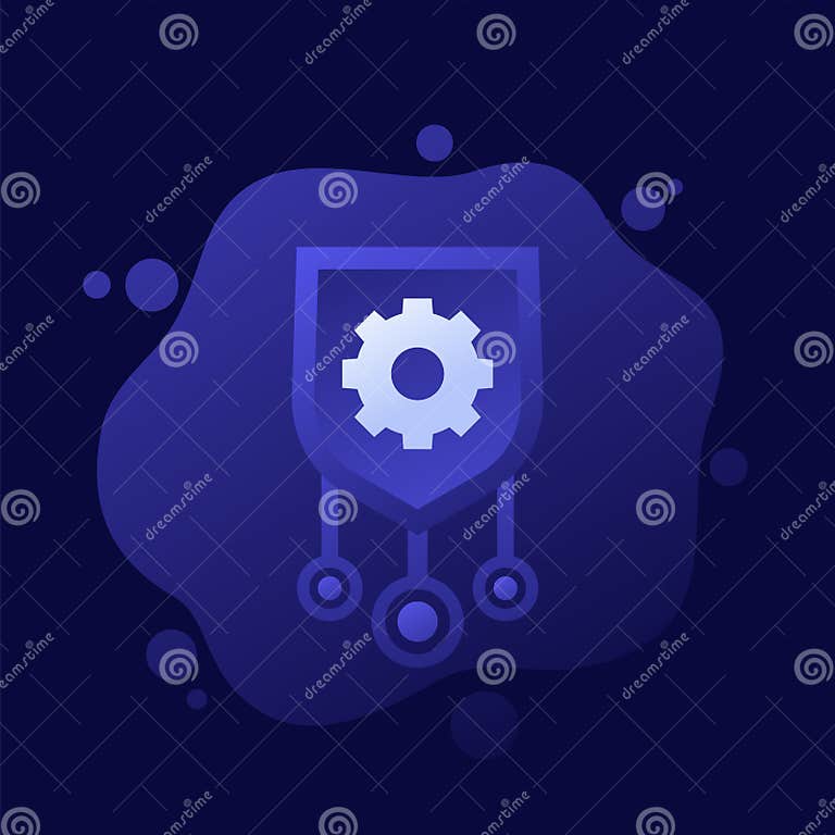 Privacy Settings Icon, Vector Design Stock Vector - Illustration of ...