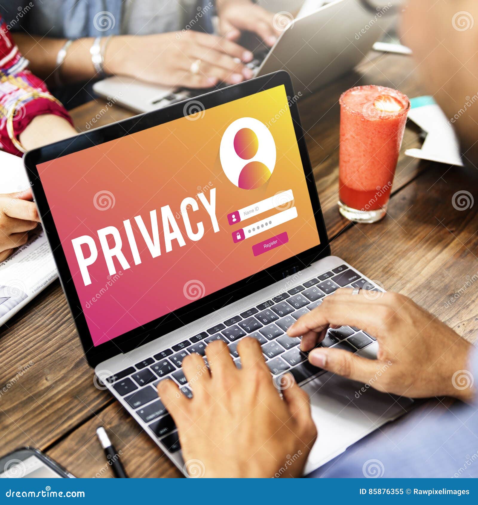 Privacy Sign in User Password Concept Stock Image - Image of networking ...