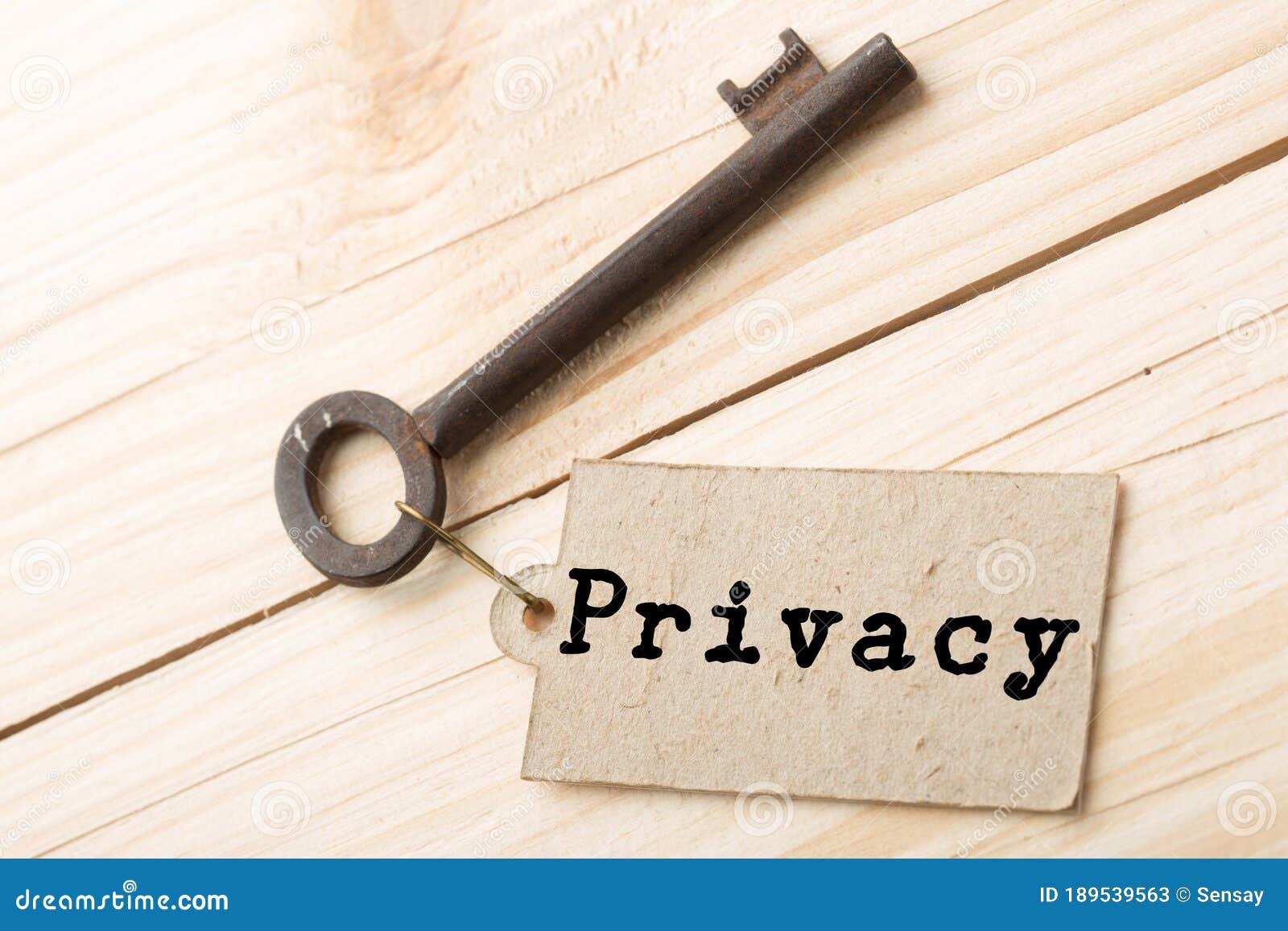 Privacy Tag on Key, Personal Data Protection Concept Stock Image ...