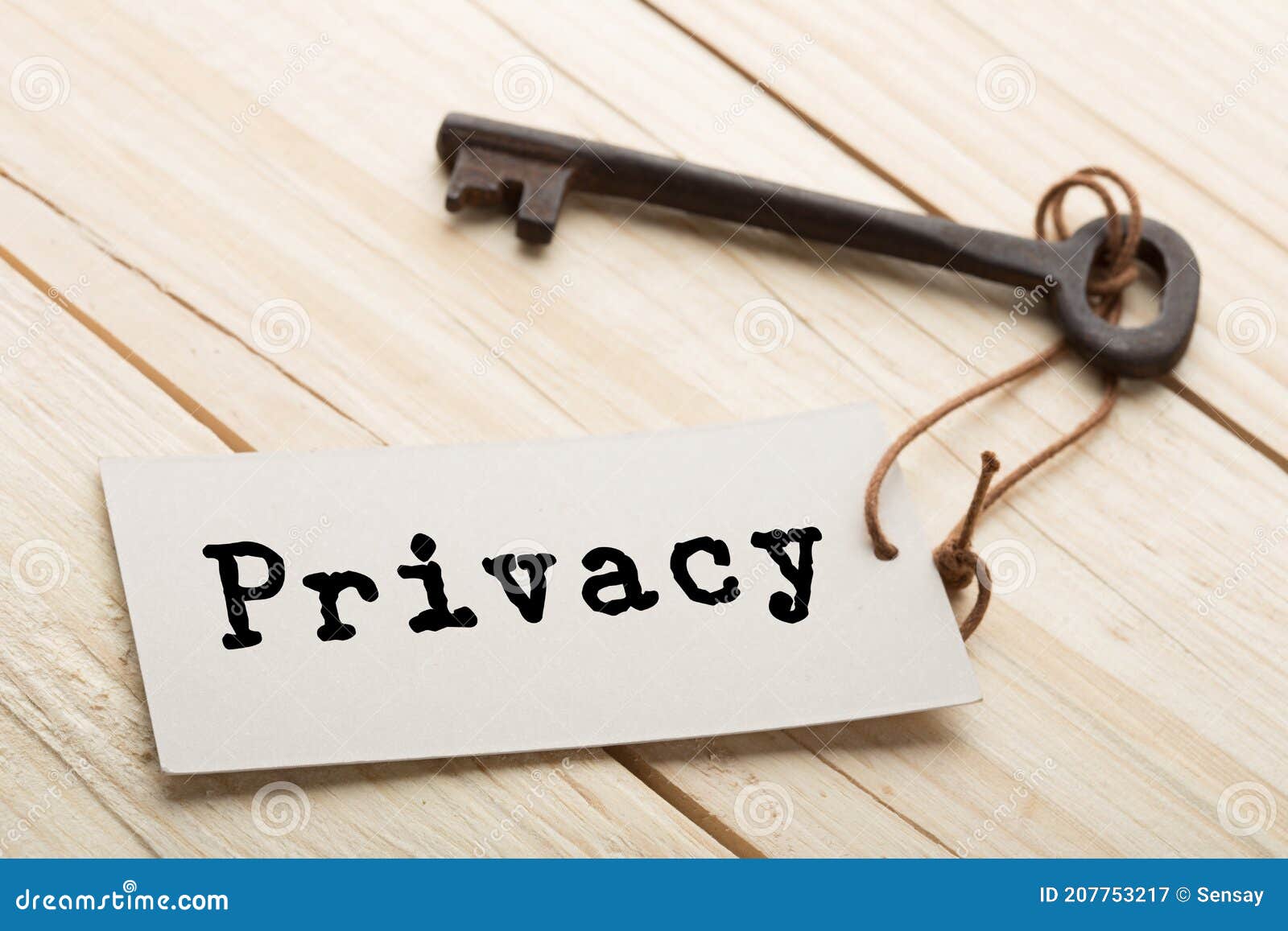Privacy Tag on Key, Personal Data Protection Concept Stock Image ...