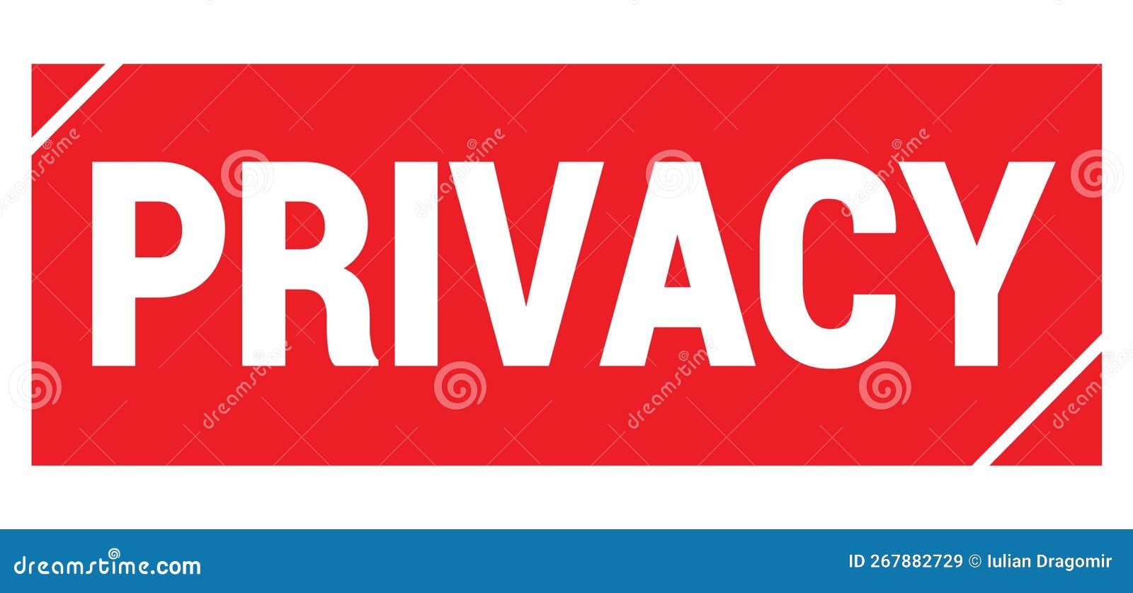 PRIVACY Text Written on Red Stamp Sign Stock Illustration ...