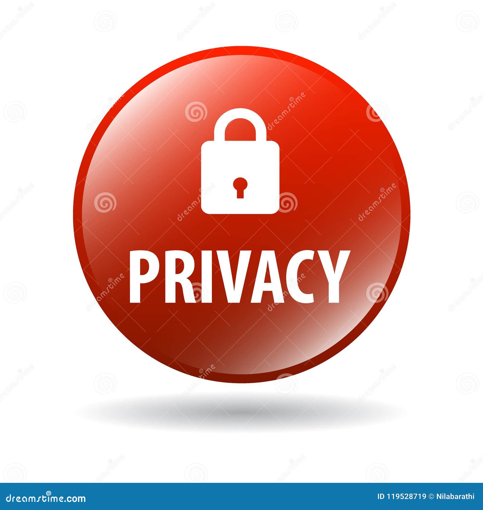 Privacy web button stock illustration. Illustration of certificate ...