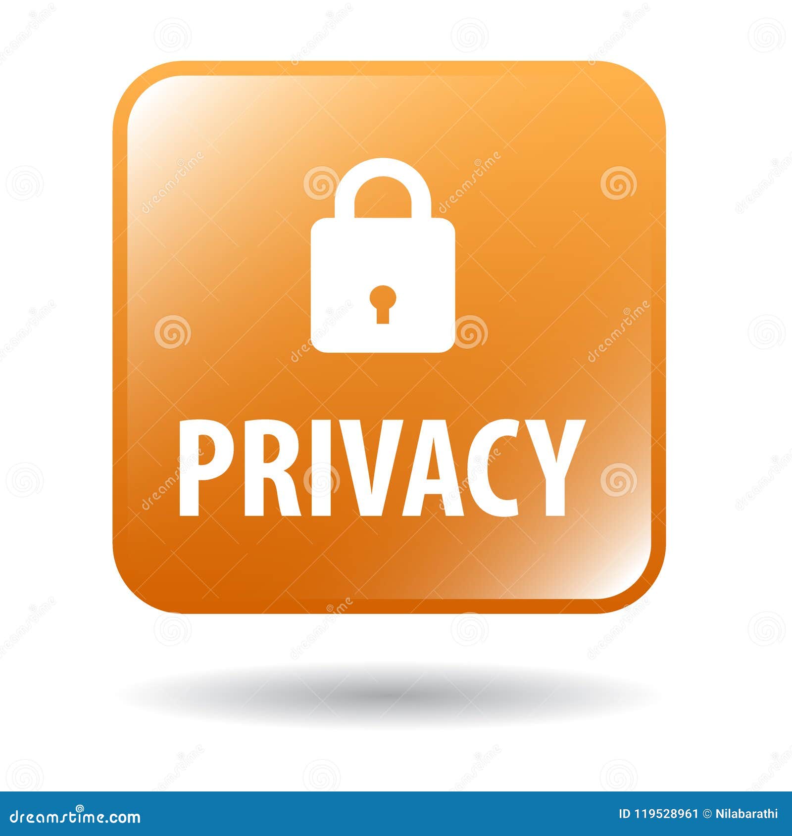 Privacy web button stock illustration. Illustration of defender - 119528961