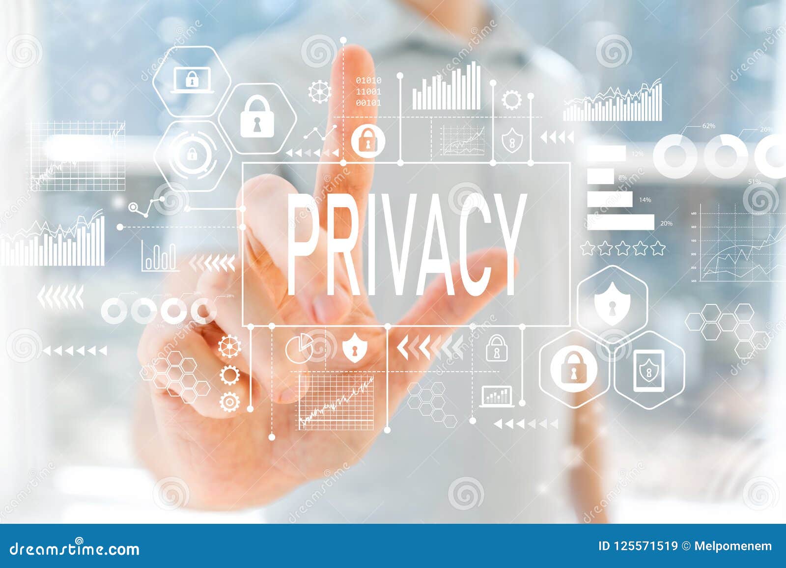 Privacy with young man stock image. Image of male, concept - 125571519