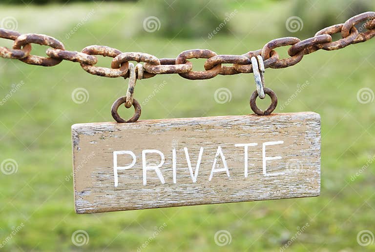 Private stock photo. Image of text, fence, words, safety - 10174118