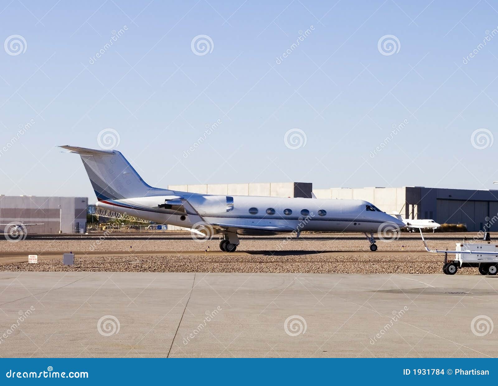 Private Airfield with Aircraft Stock Photo - Image of engines, aircraft ...