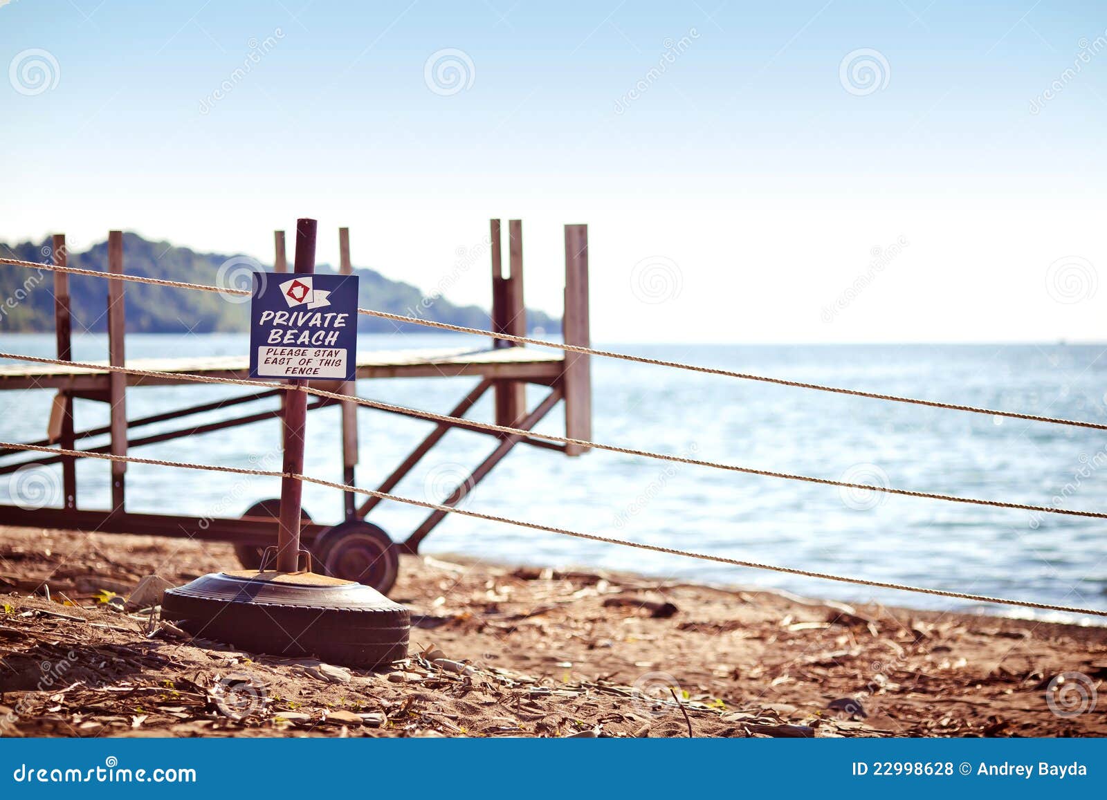 Private Beach sign stock photo. Image of seashore, solitude - 22998628