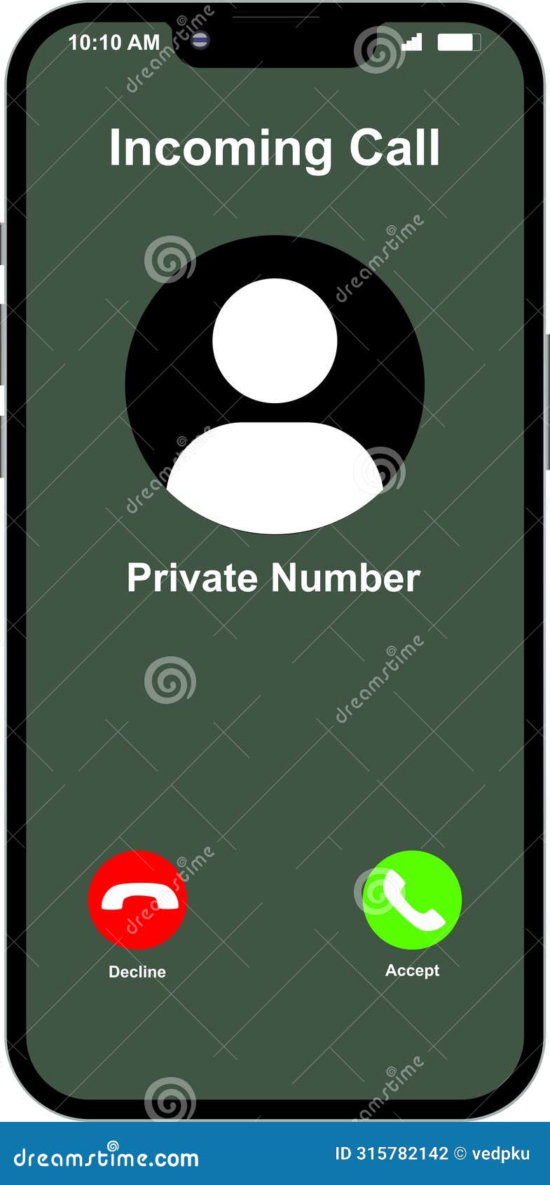 Private Call Screen, Incoming Call Screenshot, Private Number Calling ...