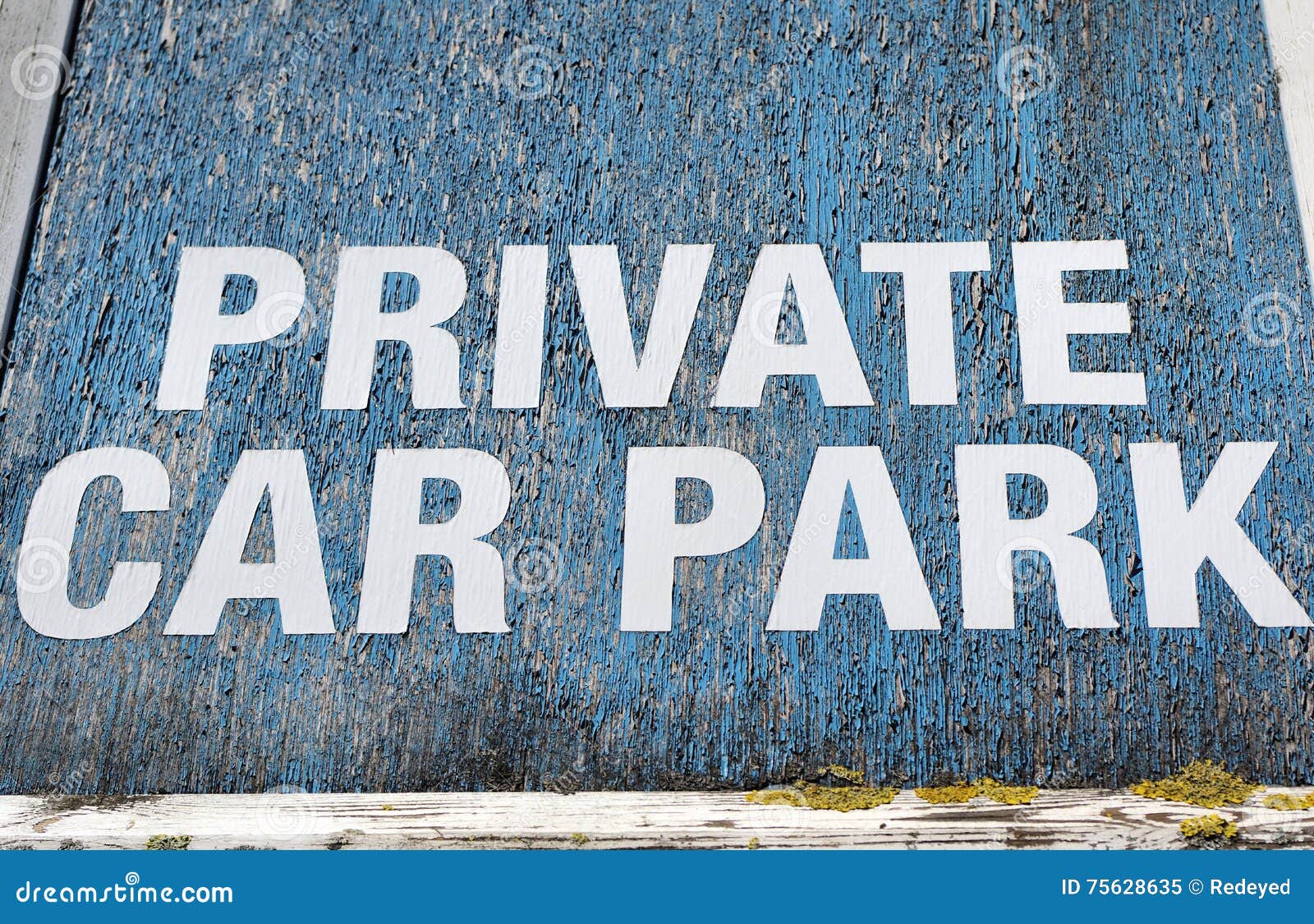 Private car park sign stock image. Image of sunny, outdoor - 75628635