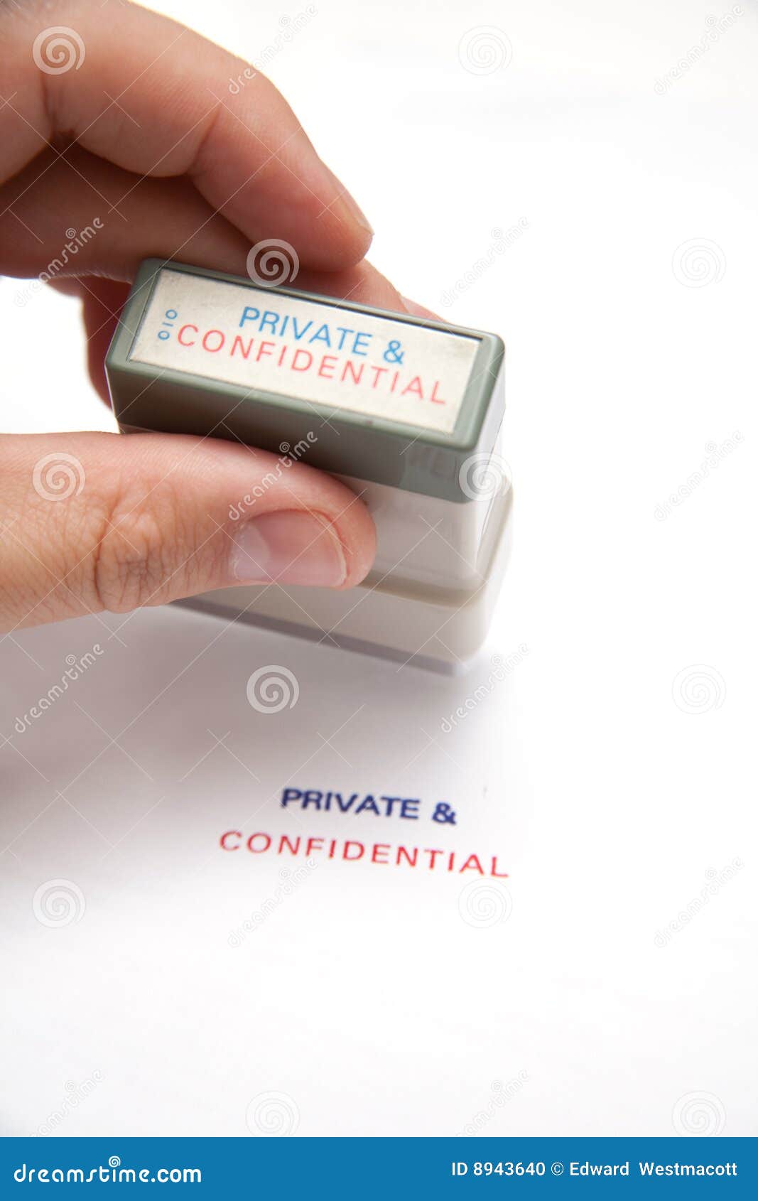 Private and Confidential Stamp Stock Photo - Image of imprint, business ...