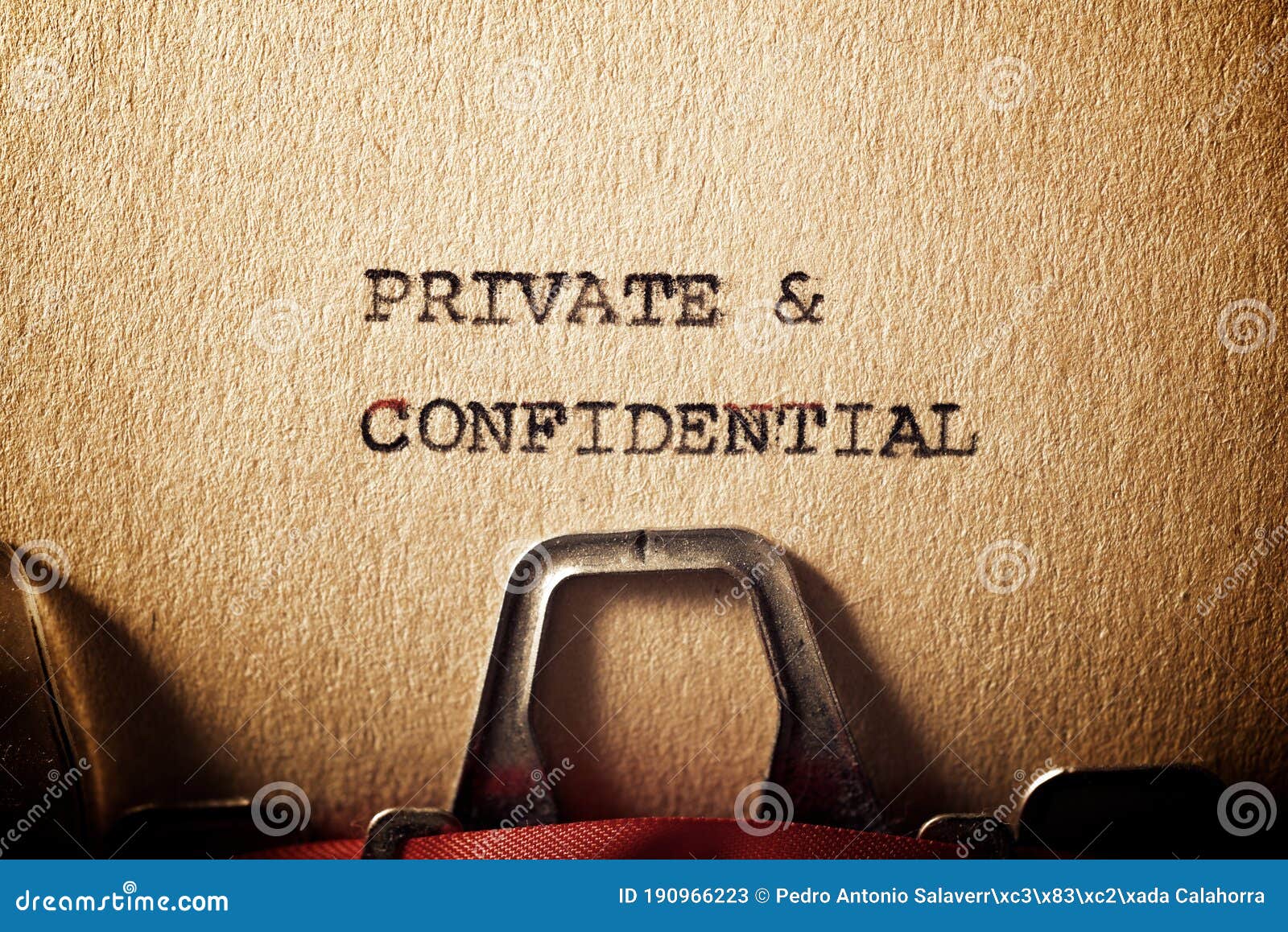 Private & Confidential Text Stock Image - Image of conceptual, official ...