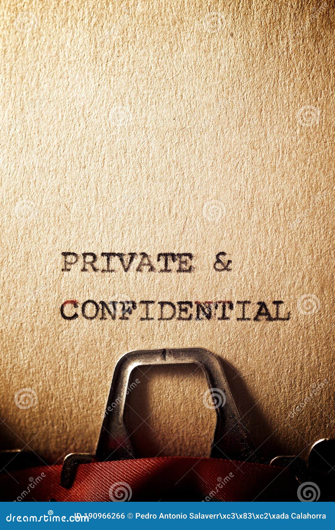 Private & Confidential Text Stock Photo - Image of motivational ...