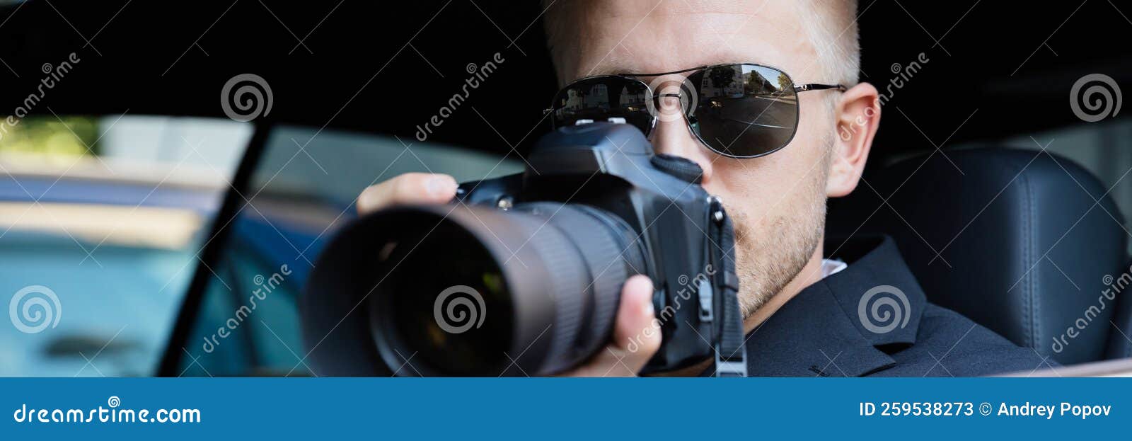 Private Detective Investigator Undercover Spy Stock Image Image Of