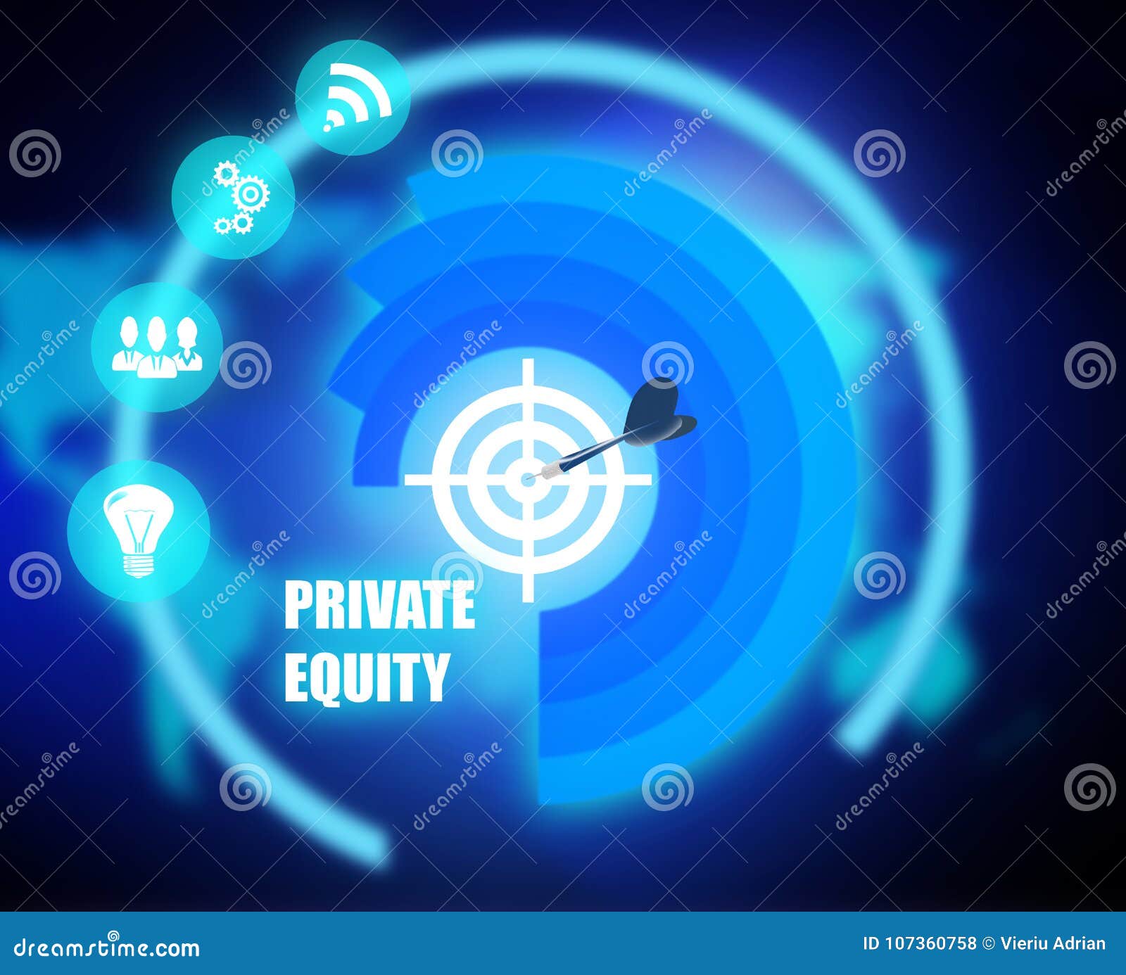 Private Equity Concept Plan Graphic Stock Illustration - Illustration ...