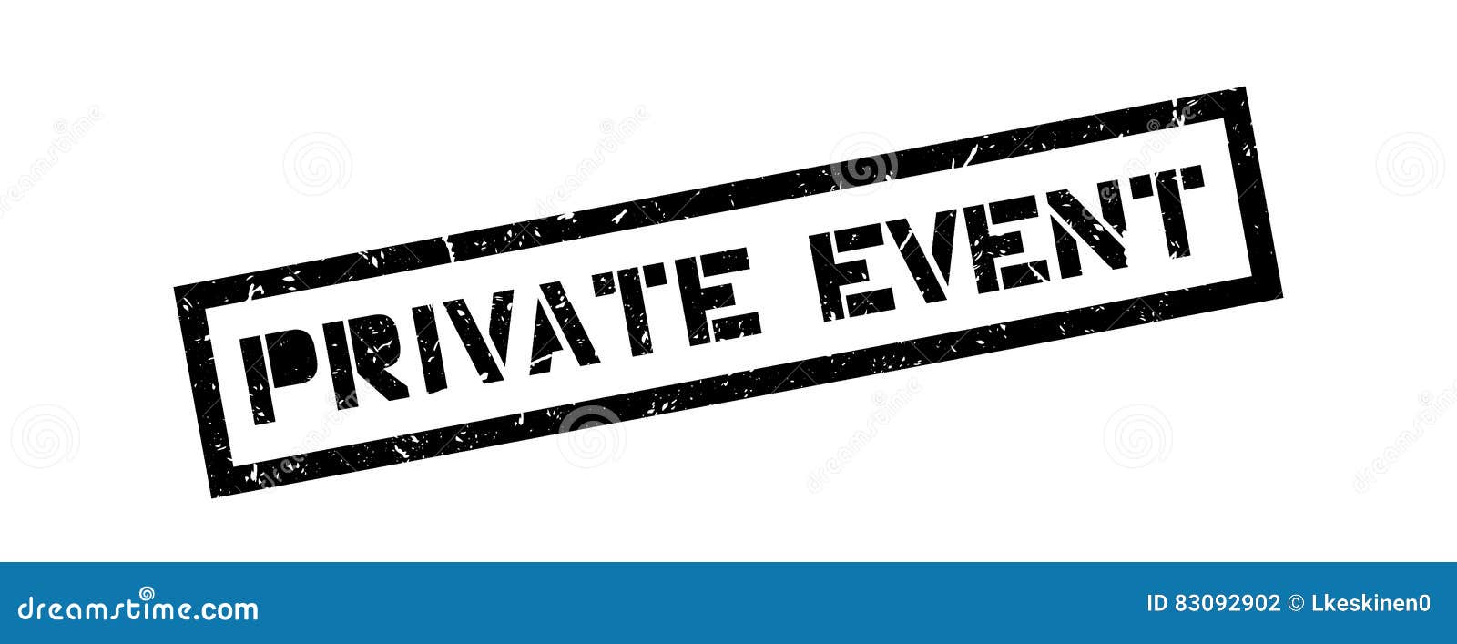 Private event rubber stamp stock illustration. Illustration of ...