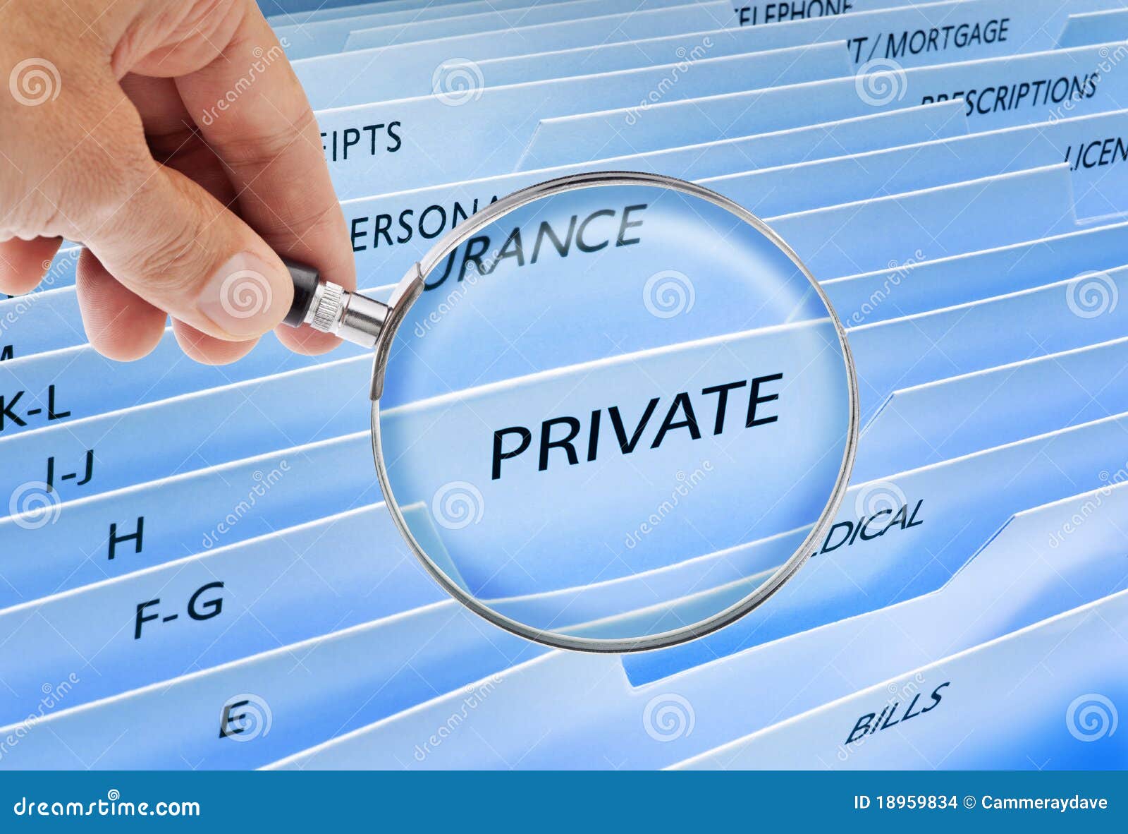Private Files Privacy Security Stock Photo - Image of hand, protect ...