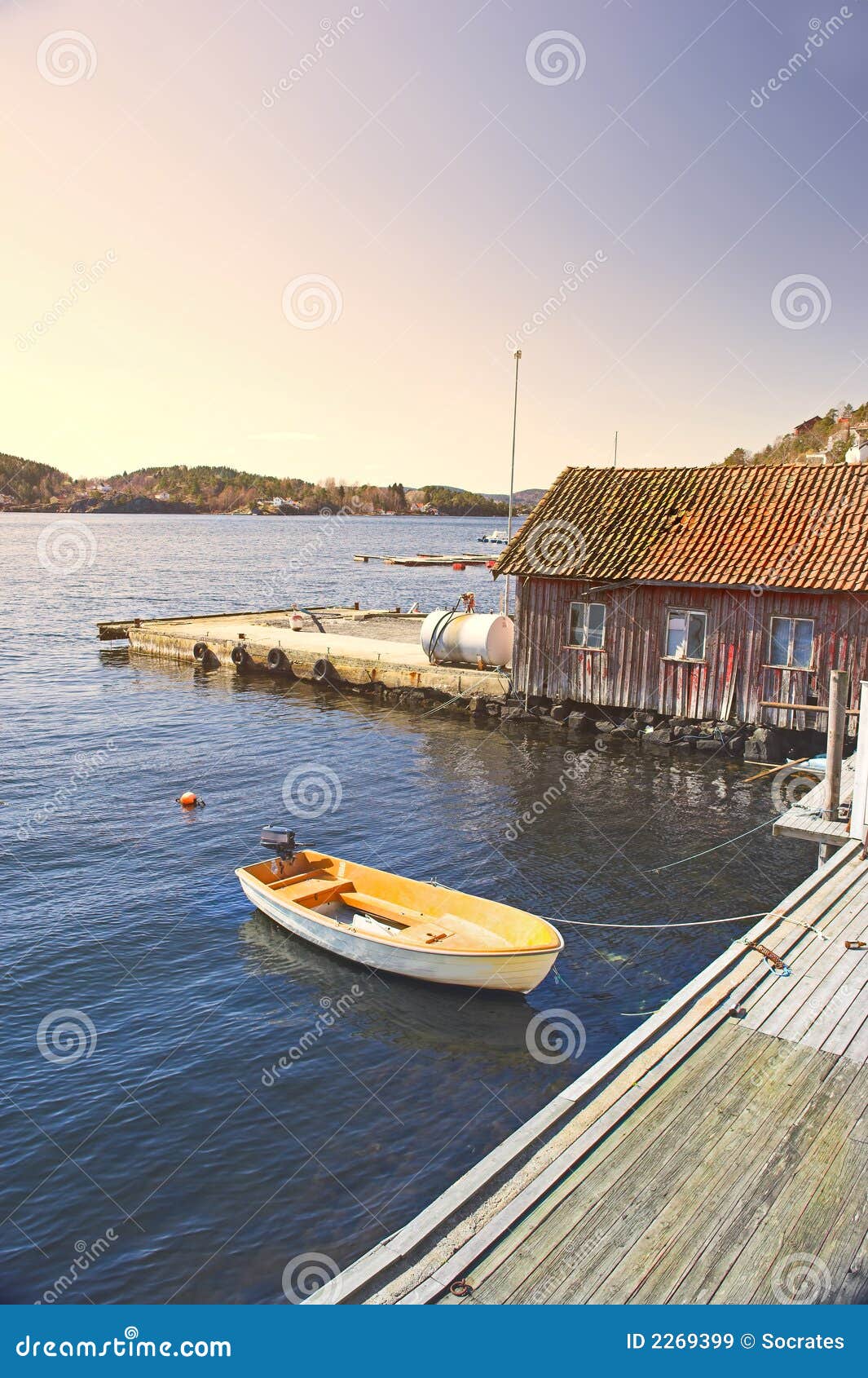 Private harbor in Norway stock image. Image of destination - 2269399