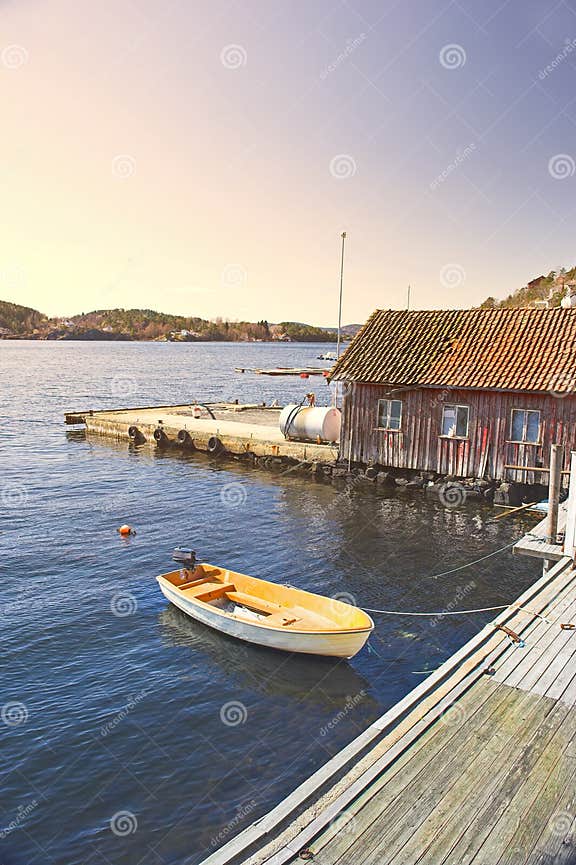 Private harbor in Norway stock image. Image of destination - 2269399