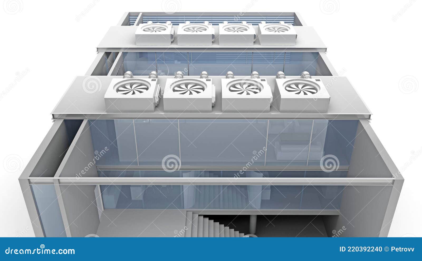 Group, Air Conditioning And Restaurant Food Icons Set. Skyscraper ...