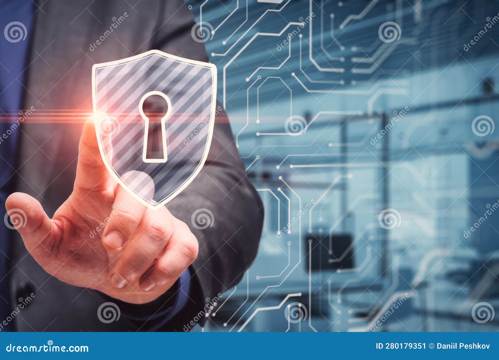 Private Information Protection and Cyber Security Concept with ...