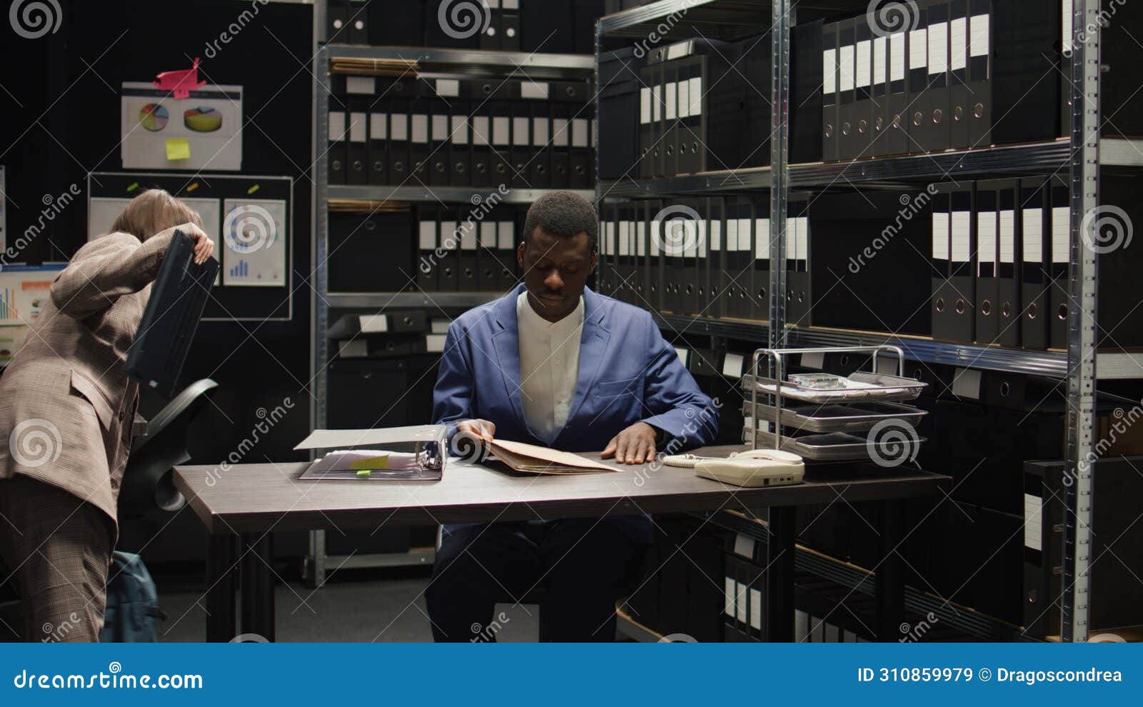 Private Investigators Entering Office Stock Image - Image of laptop ... Private Investigators Entering Office Stock Image - Image of laptop ...