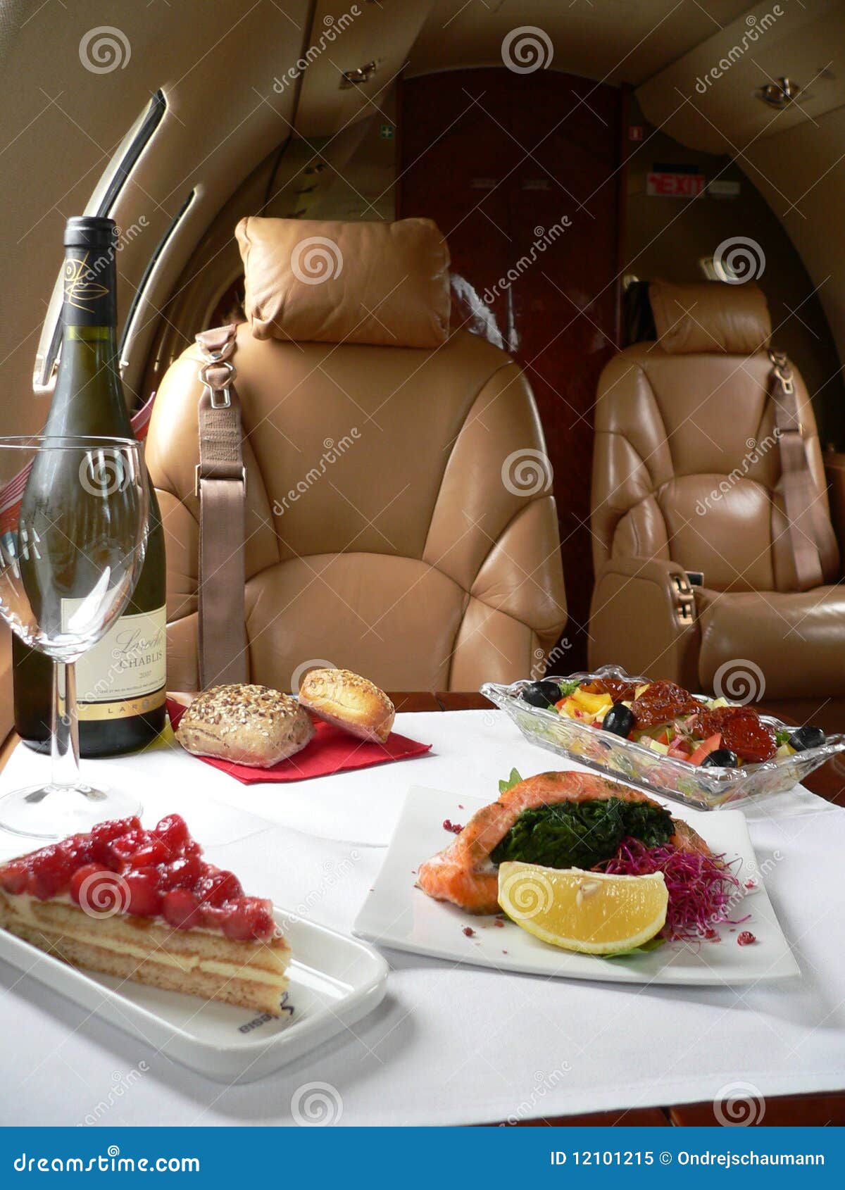 Private jet catering stock image. Image of cooking, gourmet - 12101215