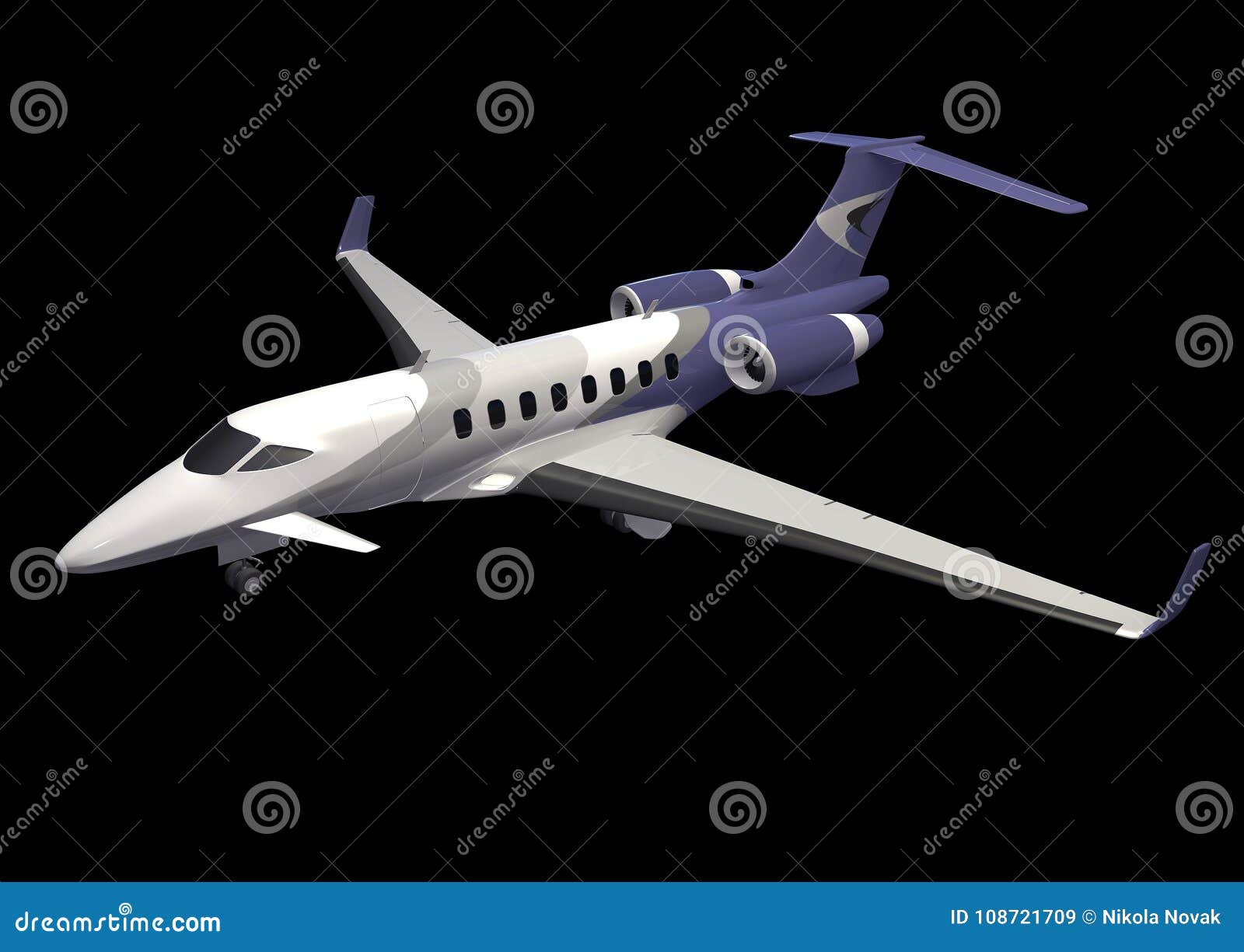 Private jet concept stock illustration. Illustration of corporatejet ...