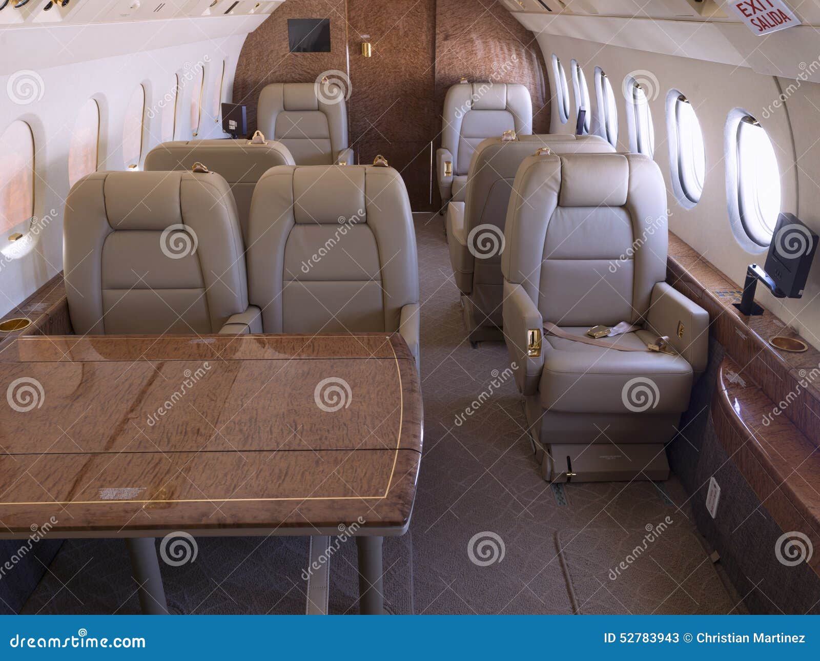 Private jet stock image. Image of brown, flying, elegance - 52783943