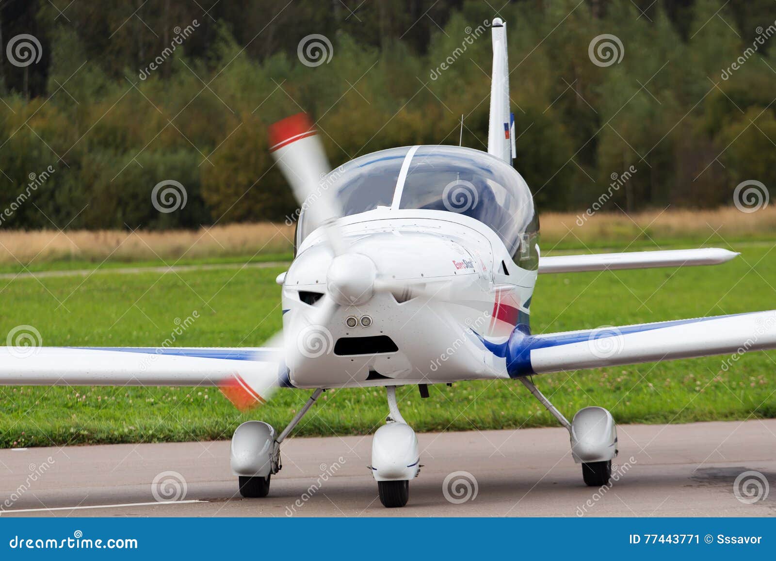 Private jet is parked stock image. Image of fuselage - 77443771