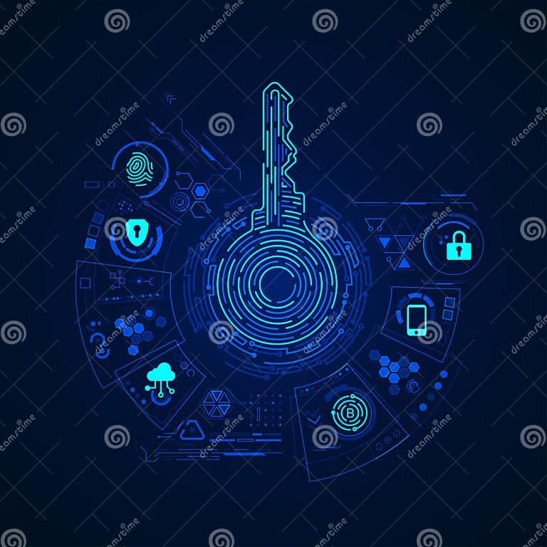 Private Key stock vector. Illustration of code, lock - 123319584