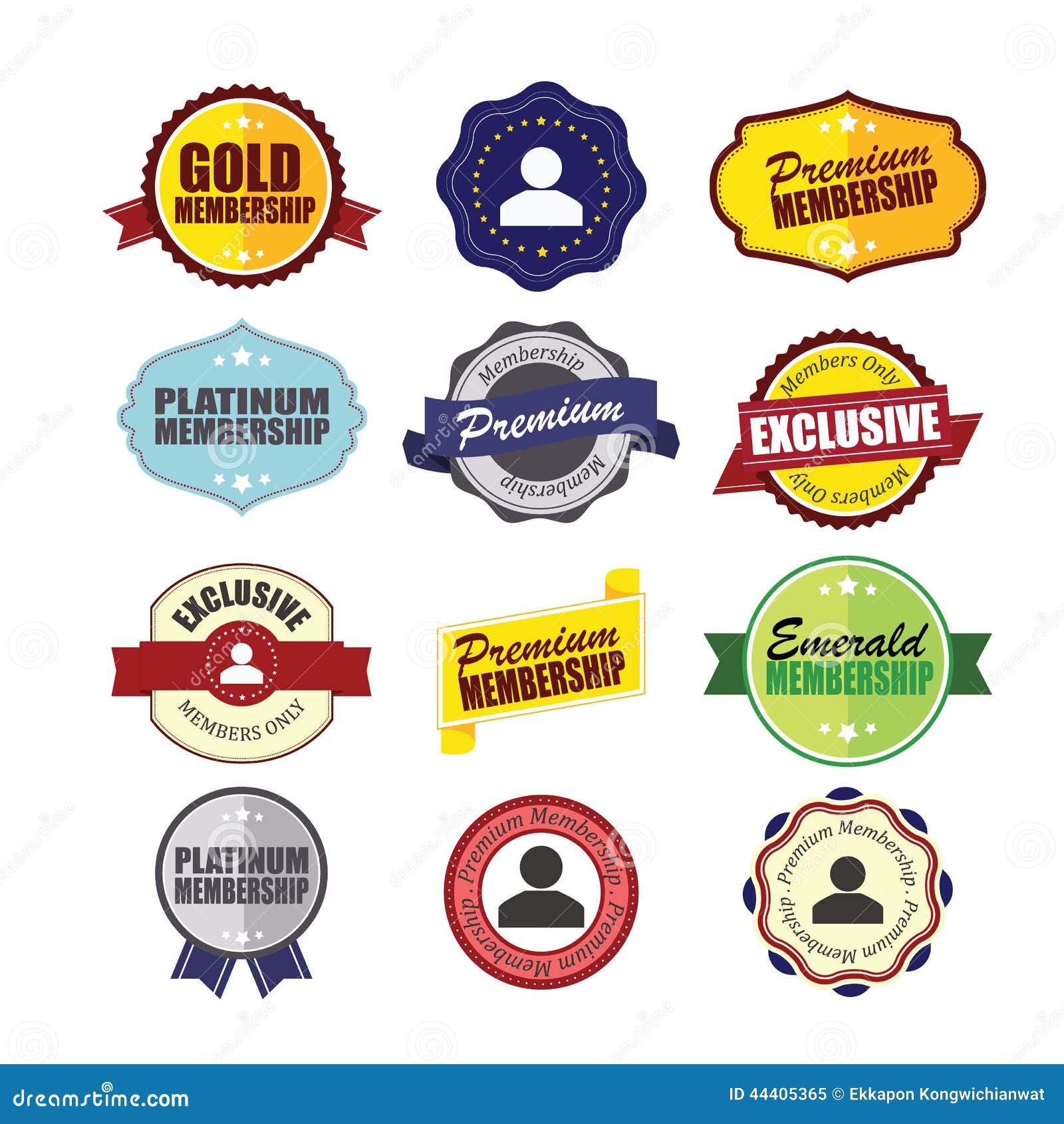 Private Membership Badges. stock vector. Illustration of label - 44405365