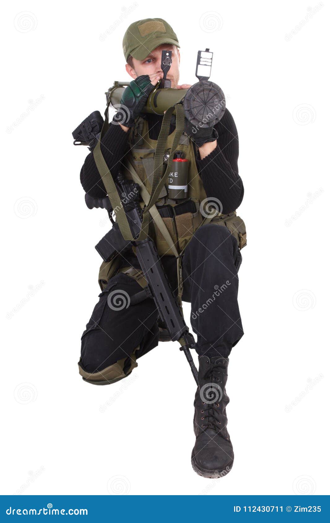 Private Military Contractor Mercenary with RPG Stock Image - Image of ...