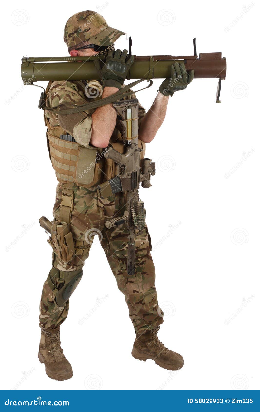 Insurgent With RPG Rocket Launcher Royalty-Free Stock Image ...