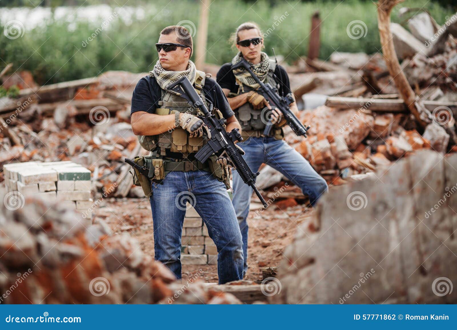 Private Military Contractor With RPG Rocket Launcher Stock Photo ...